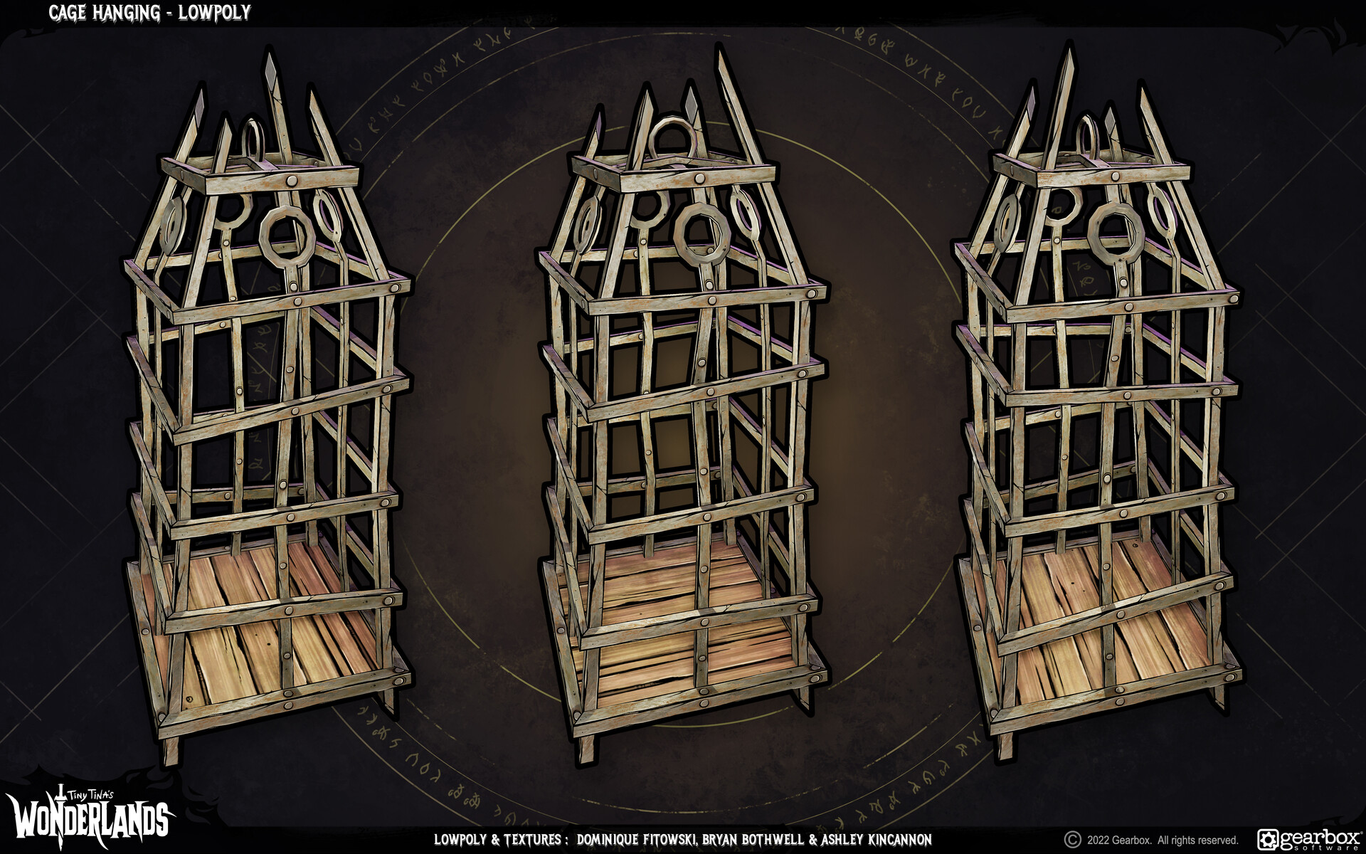 Ashley Kincannon - Tiny Tina's Wonderlands - Props - Cages