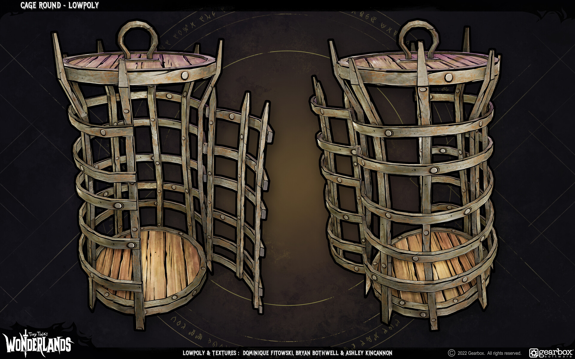 Ashley Kincannon - Tiny Tina's Wonderlands - Props - Cages