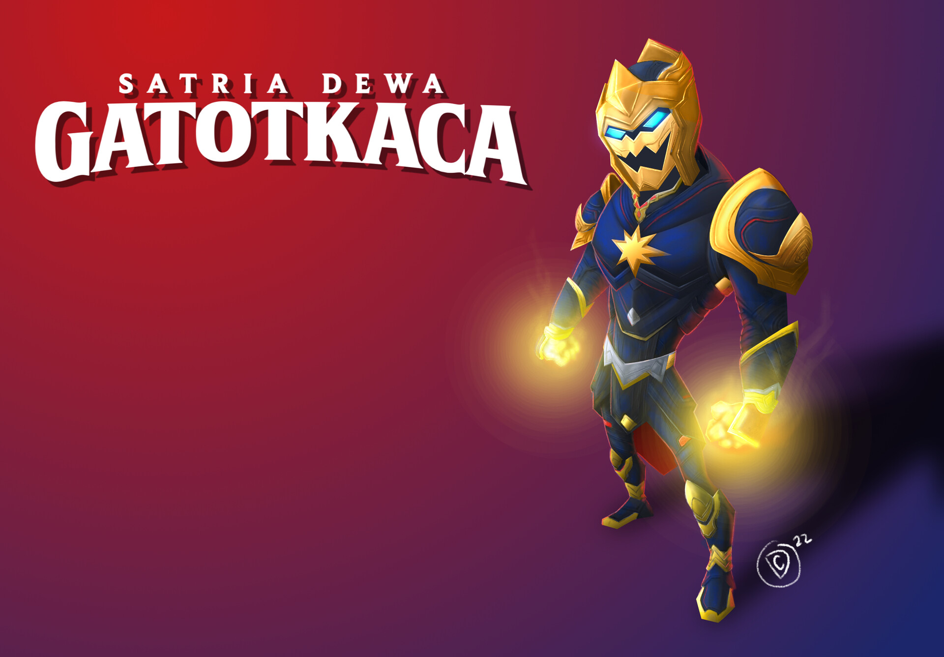 ArtStation - SATRIA DEWA GATOTKACA FAN ART