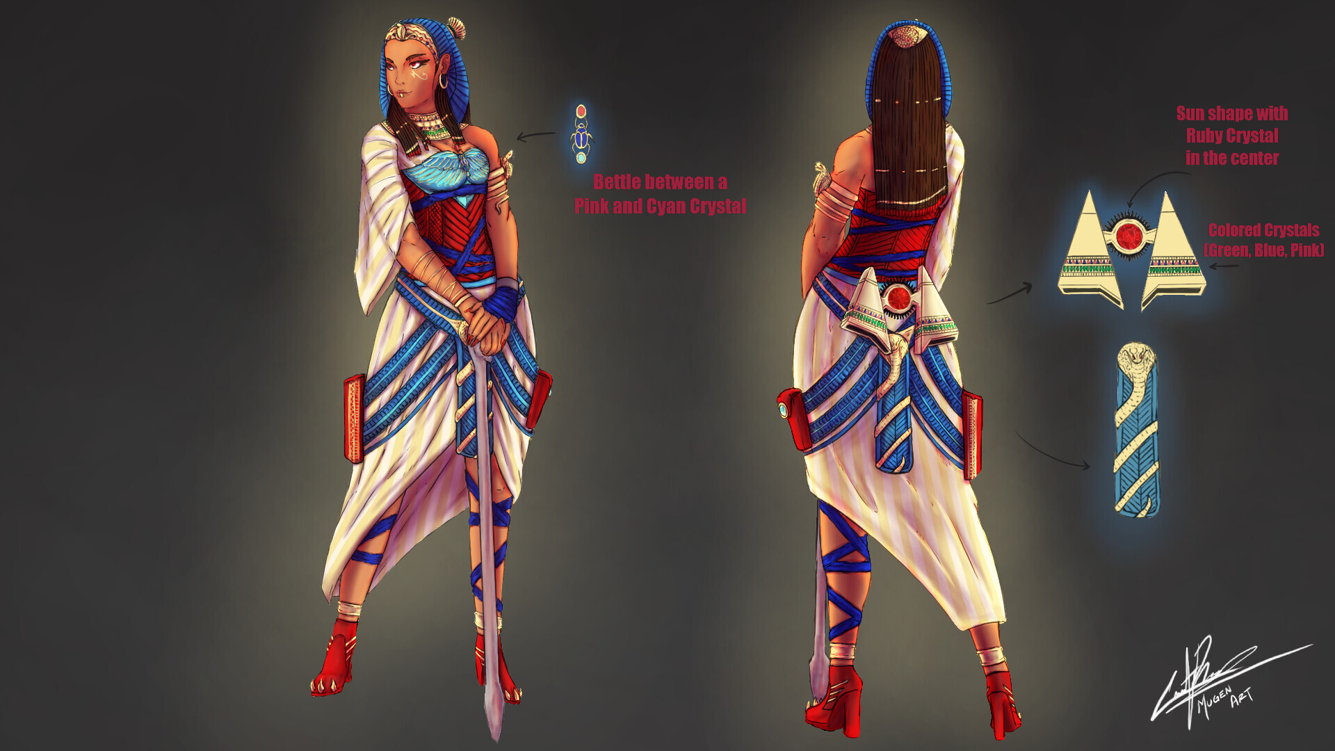 Artstation Apex Legends Loba Cleopatra Skin Concept Art