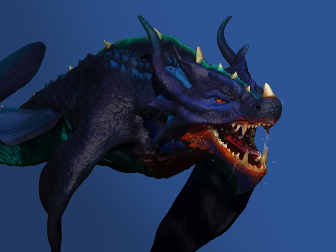 Artstation Water Dragon