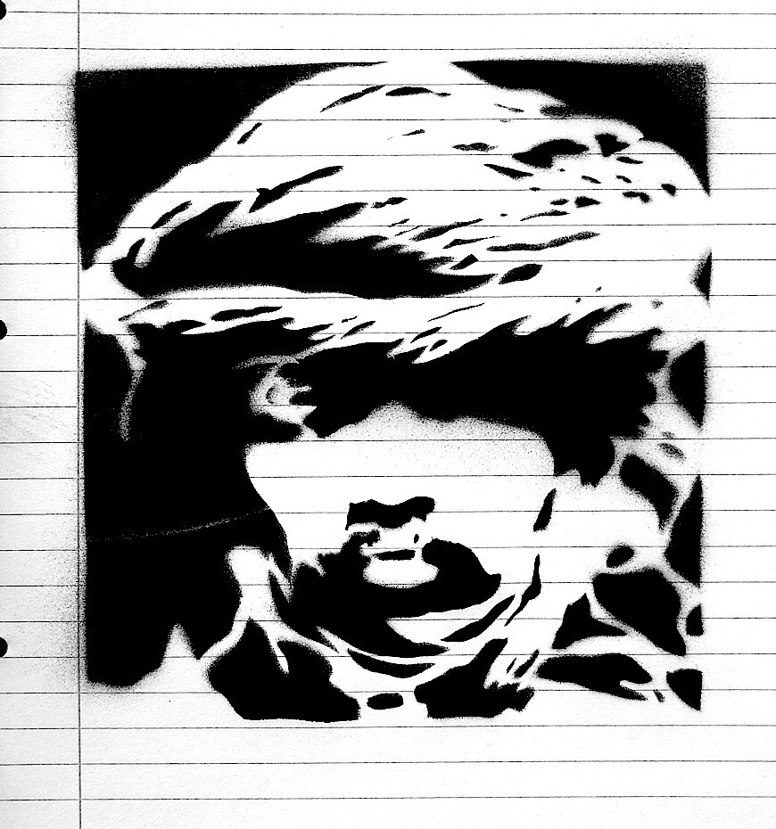 ArtStation - Stencil portrait