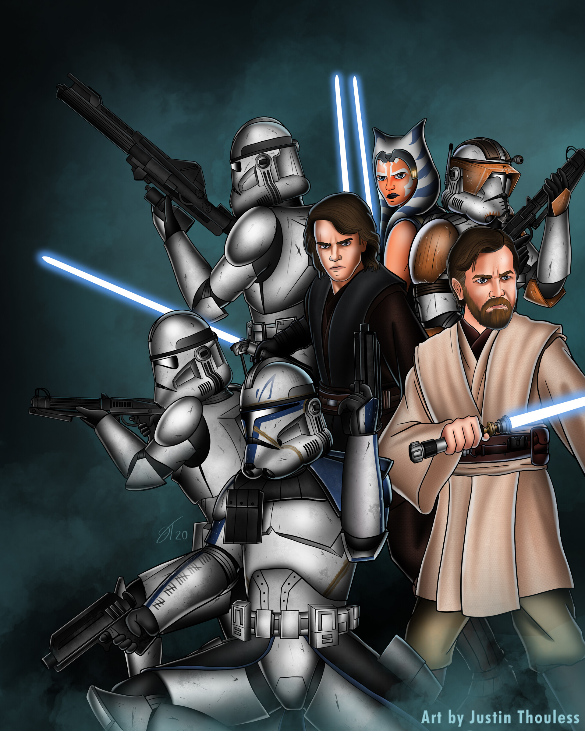 ArtStation - Clone Wars Heroes