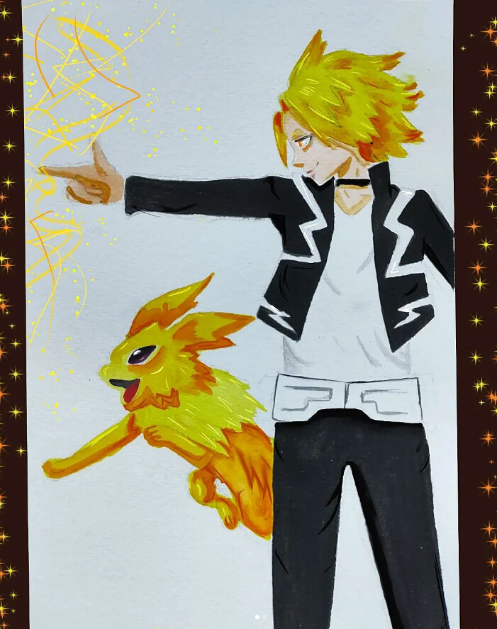 ArtStation - Denki Kaminari & Jolteon