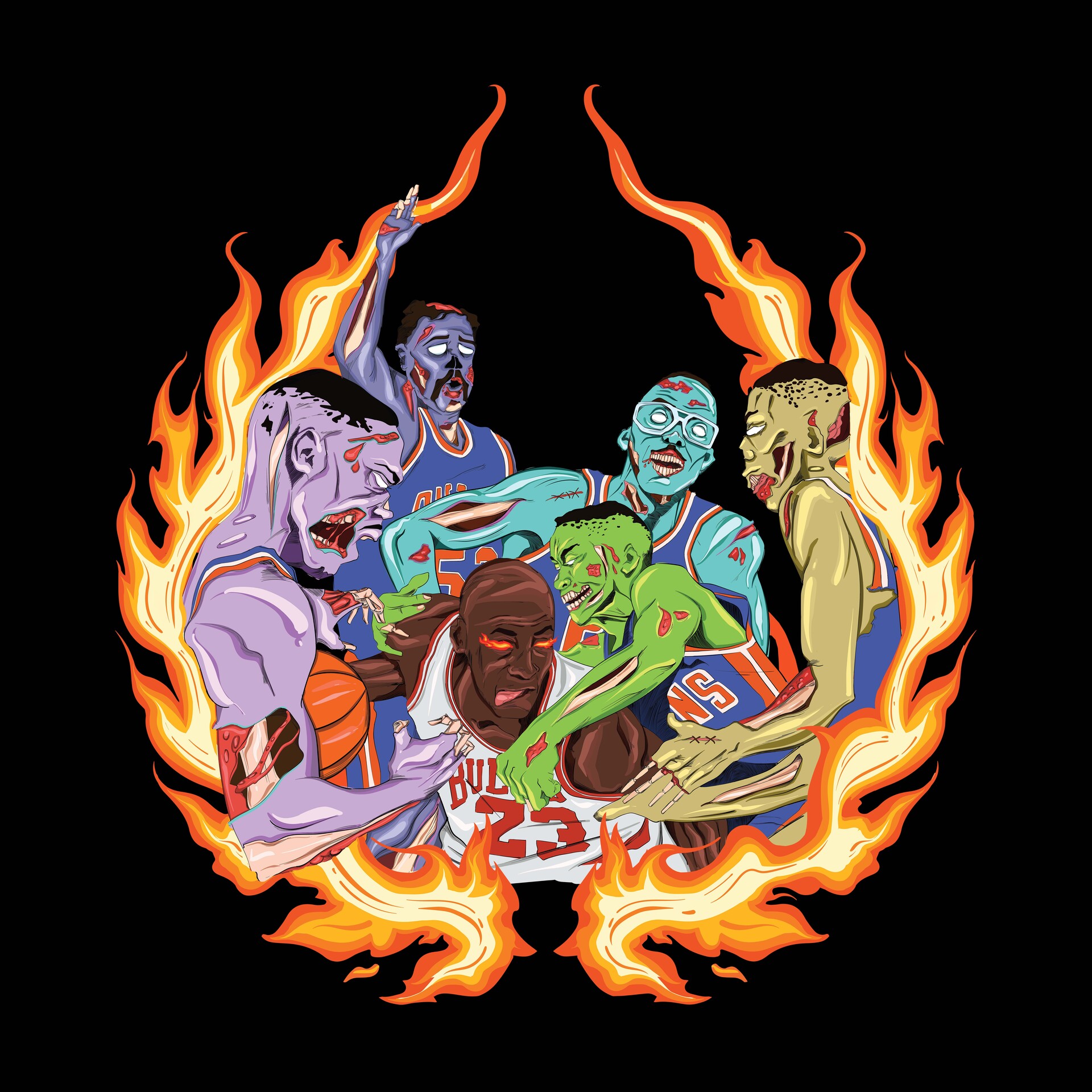 ArtStation - Zombie NBA