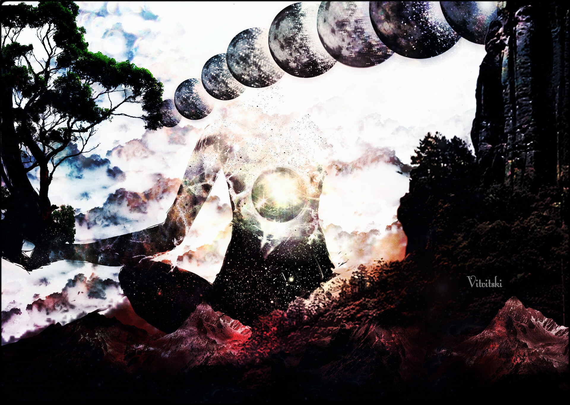 ArtStation - Big God. The creation of the world.