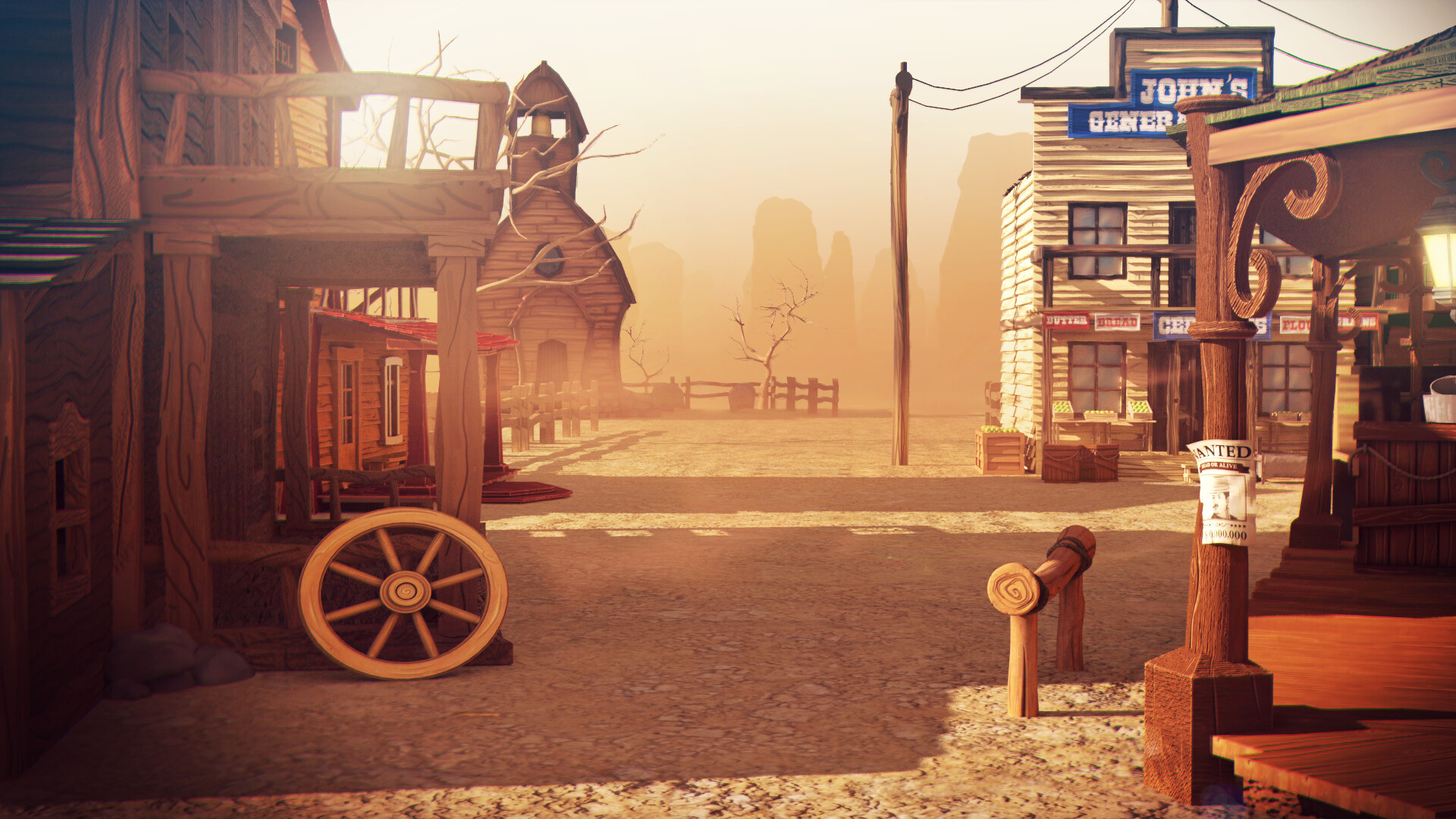 ArtStation - Western Theme