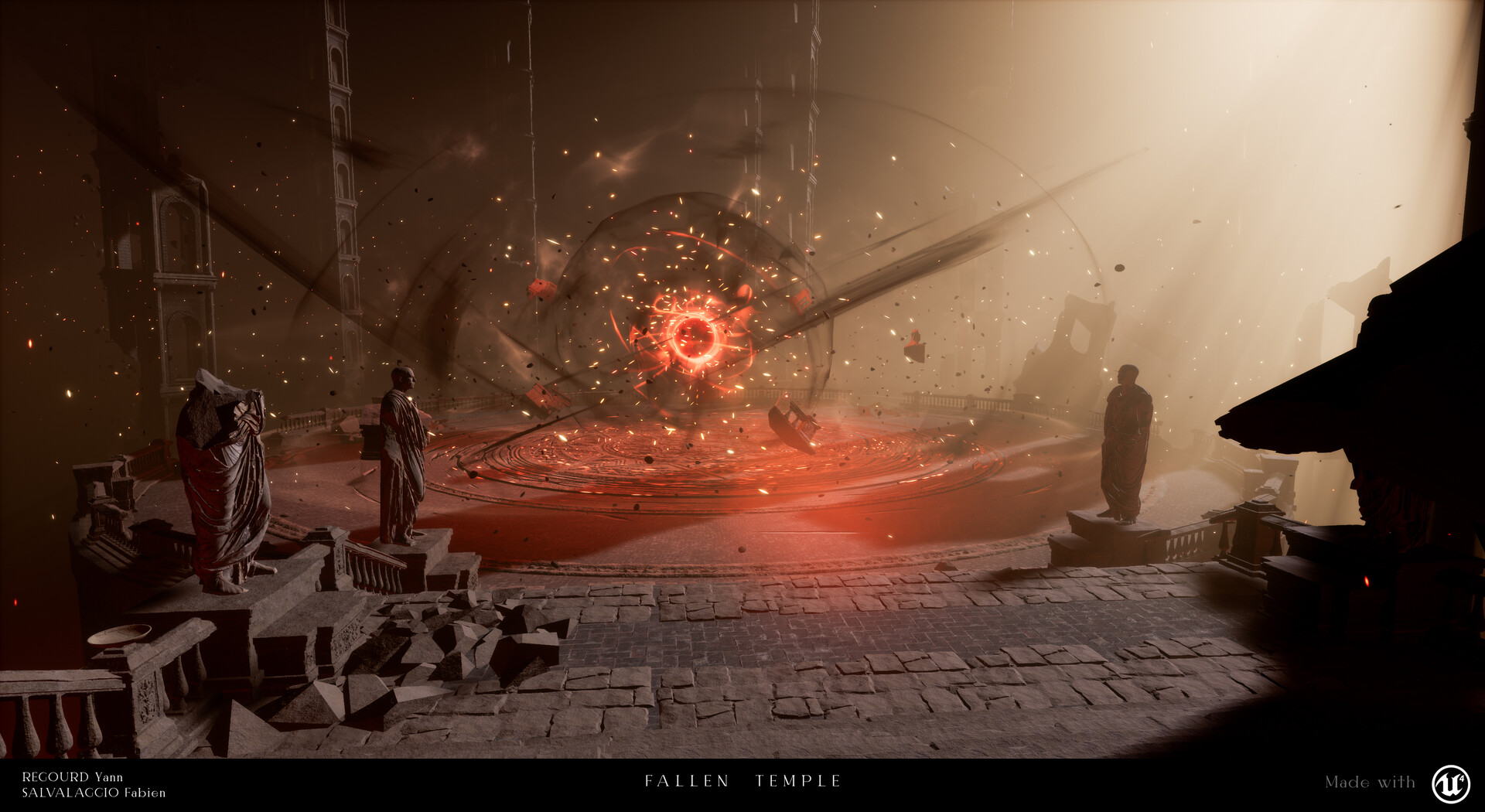 Fabien SALVALAGGIO - FALLEN TEMPLE - Environment Art