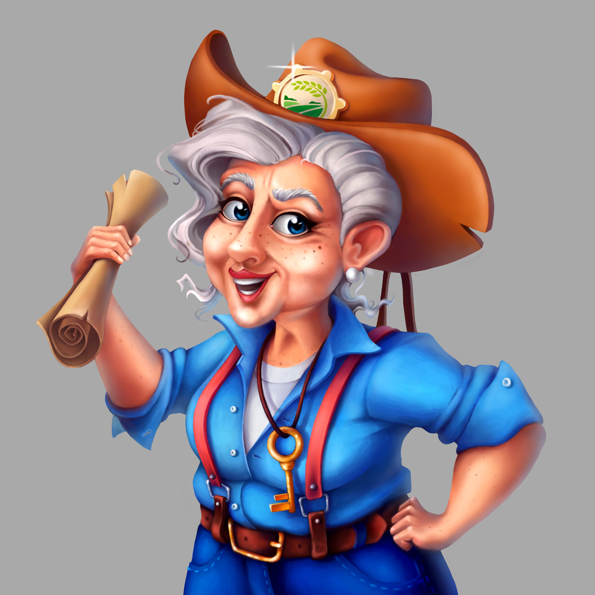 ArtStation - The Mayor of Greenwood city