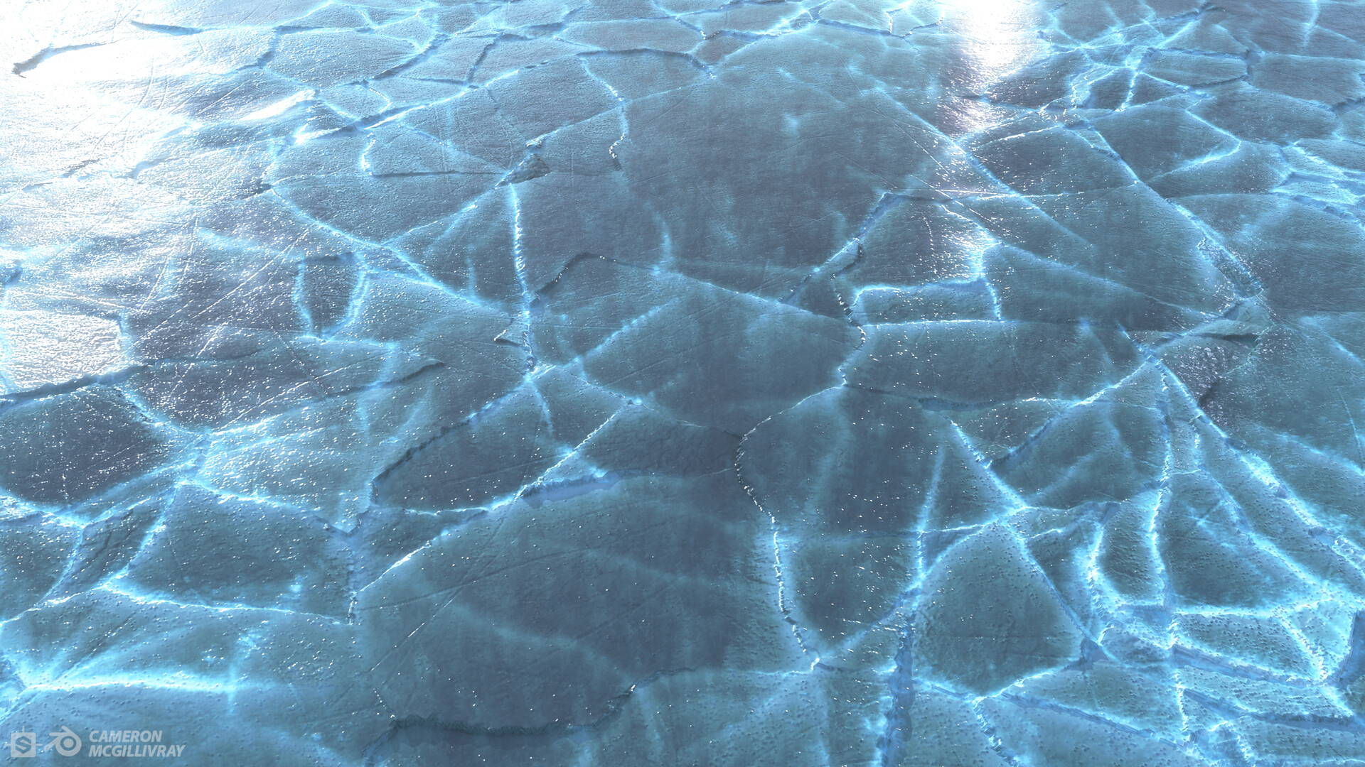 water surface texture blender
