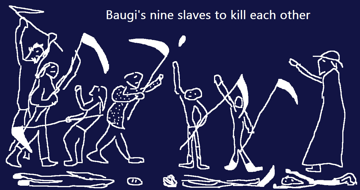 ArtStation - Odin causes Baugi's nine slaves to kill each other