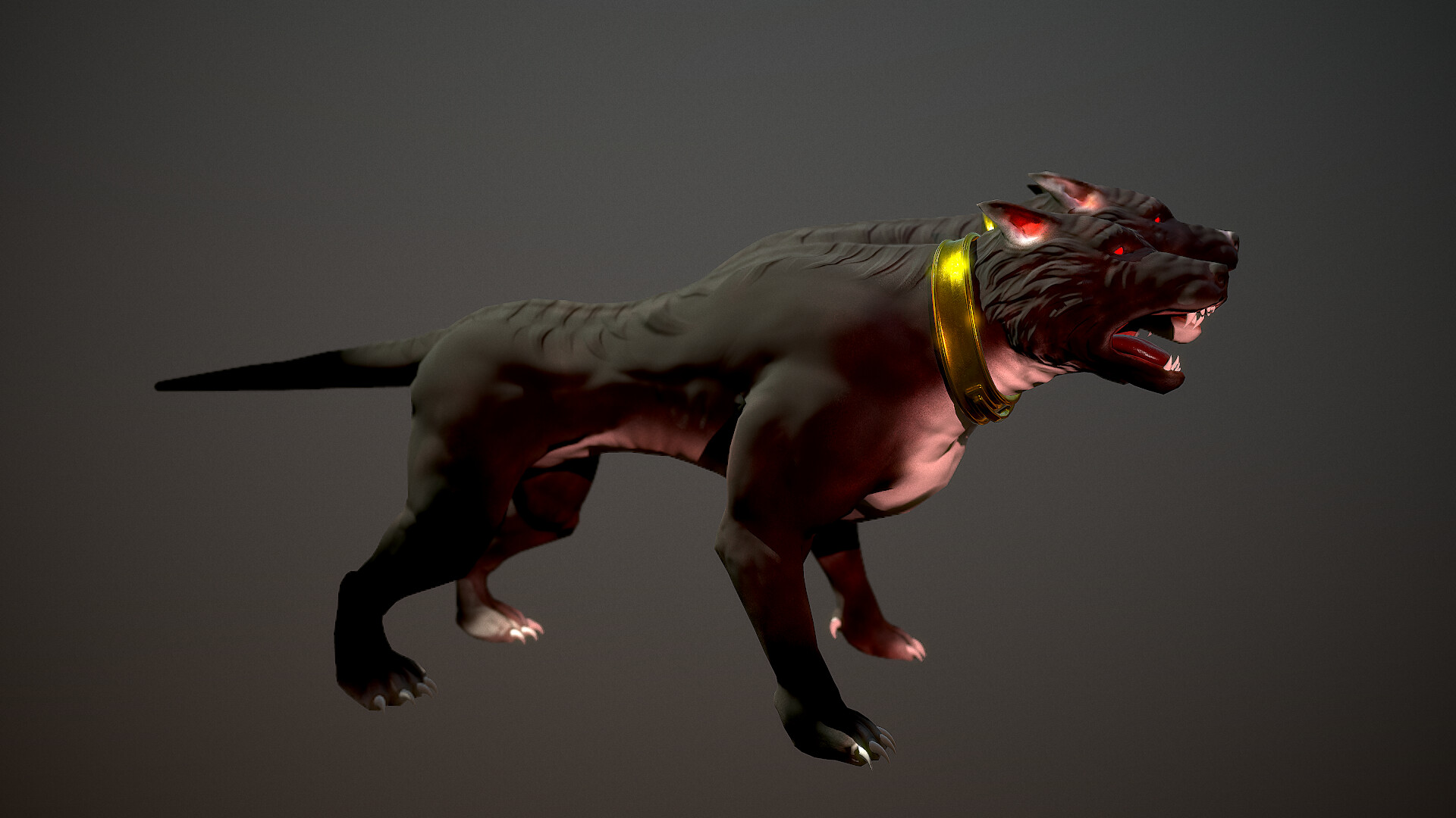 Germán Bueno - Cerberus, the HellHound - Real Time Character