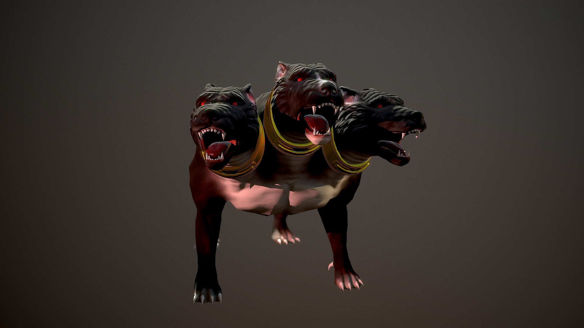 Germán Bueno - Cerberus, the HellHound - Real Time Character
