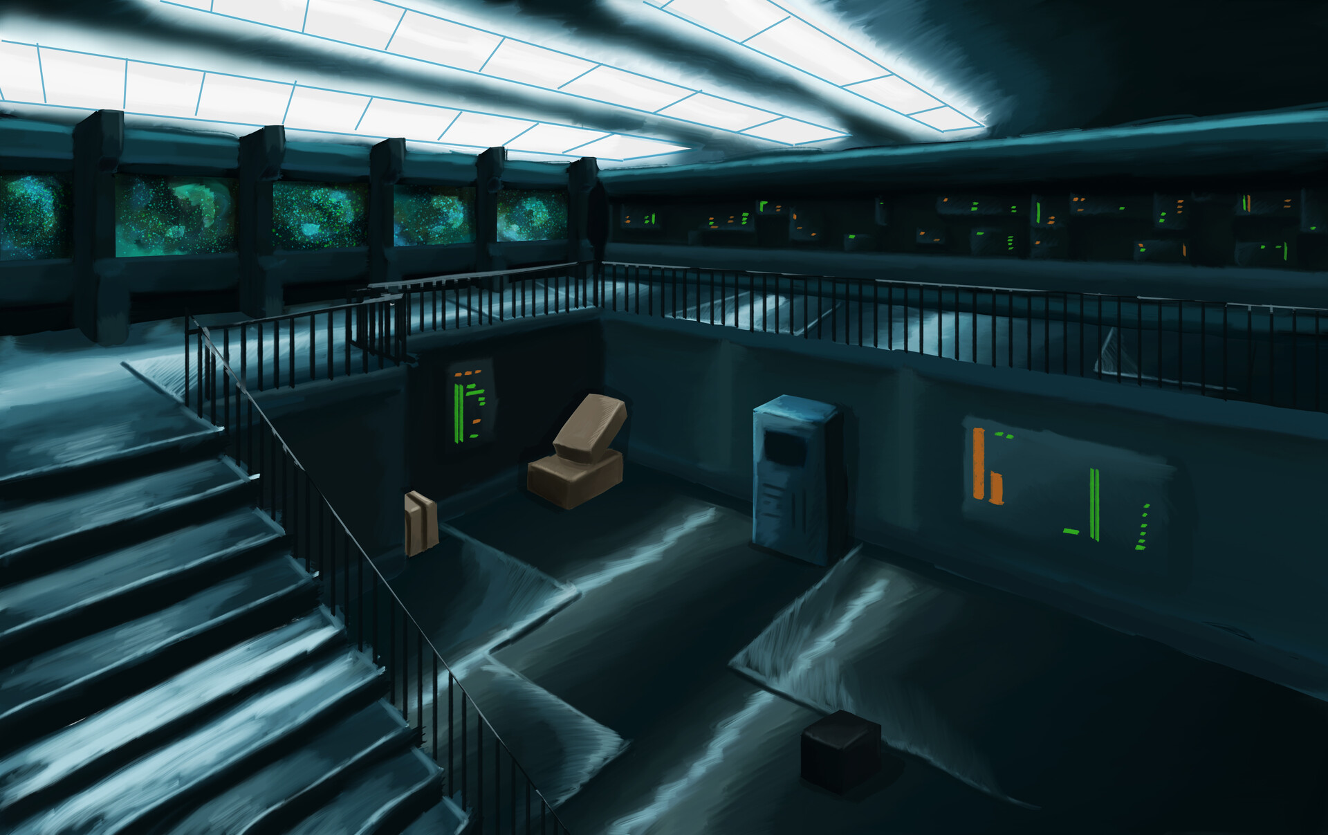 ArtStation - Futuristic Room