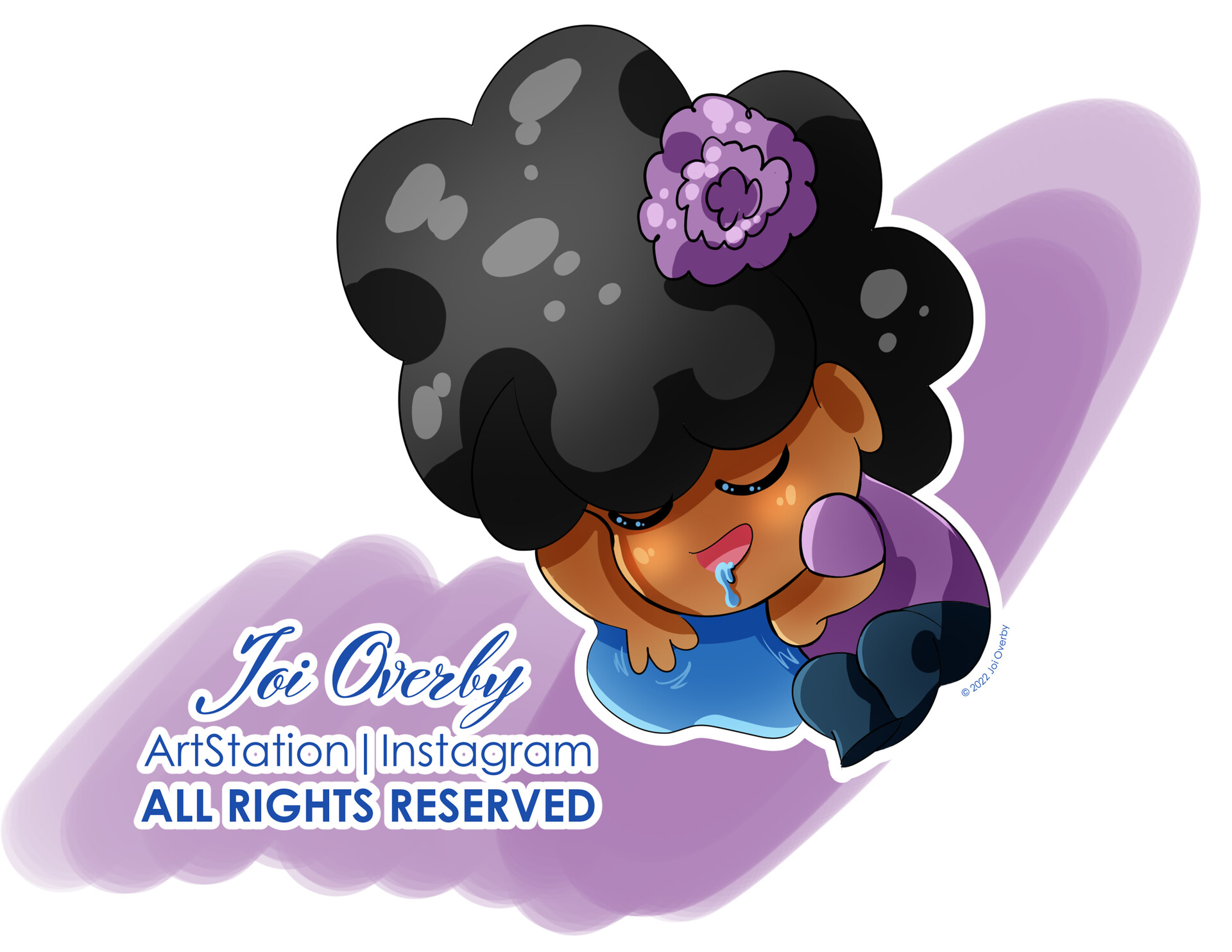 ArtStation - Sleepy Chibi (How U Sleep)