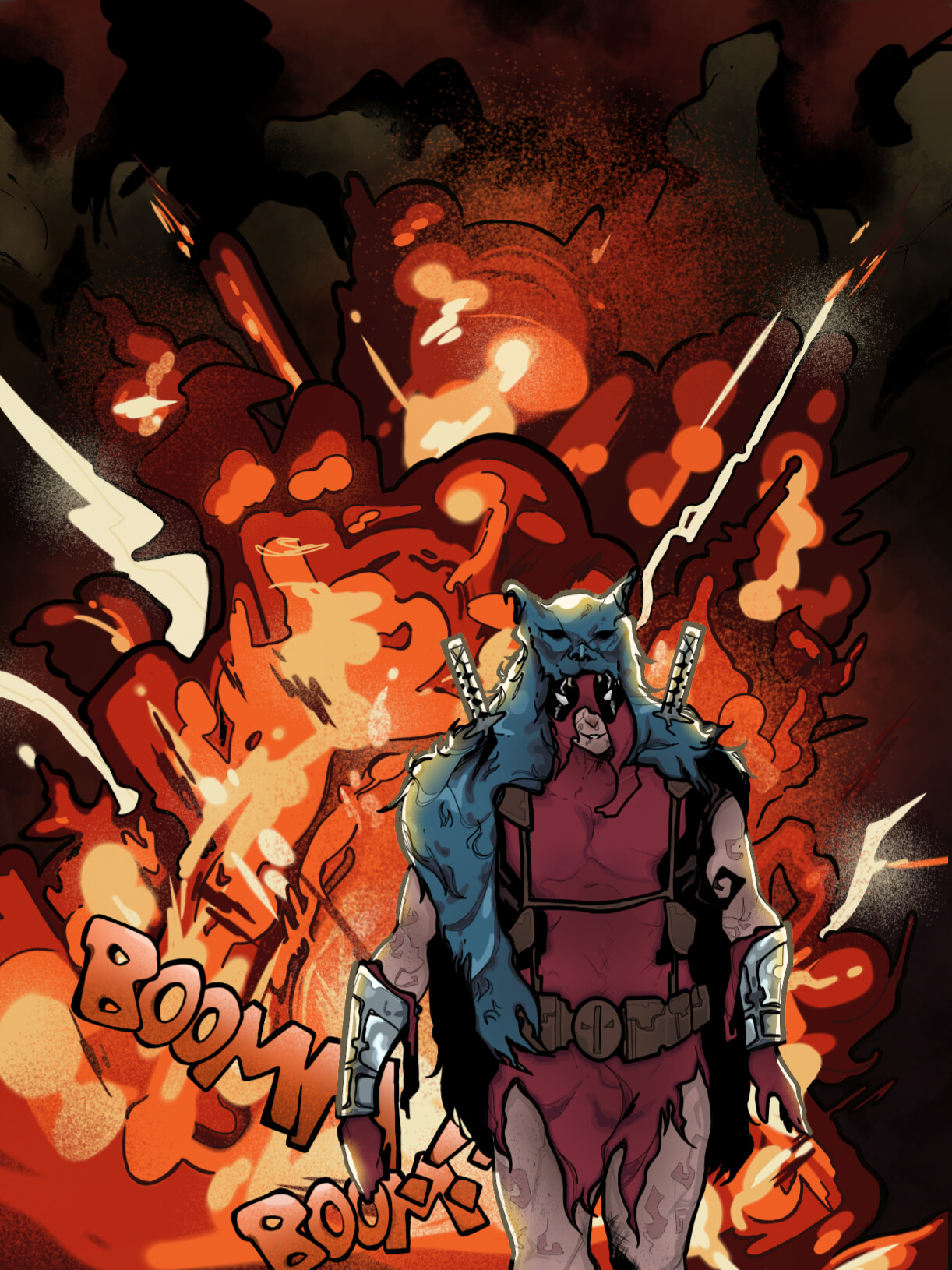 ArtStation - Fanart do deadpool