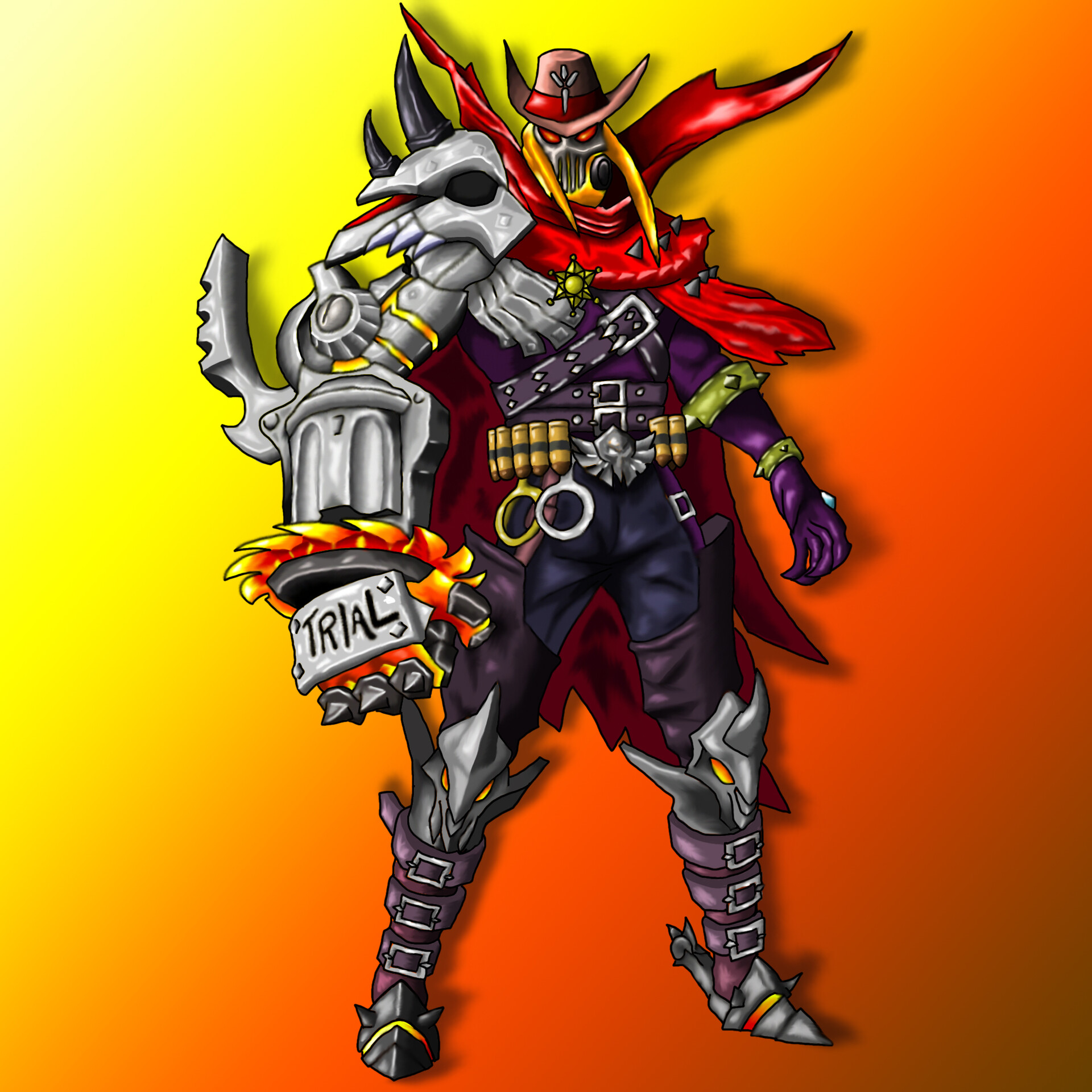 ArtStation - Mobile Legends Character ALDOUS BLAZING FORCE