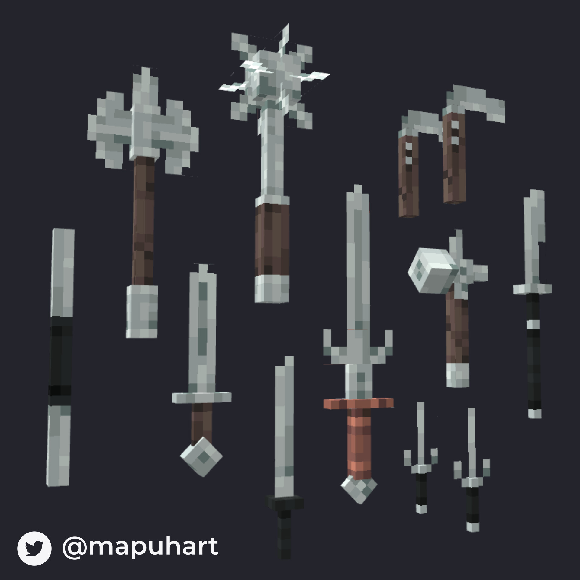 ArtStation - Warriors' and Ninjas' Weapons