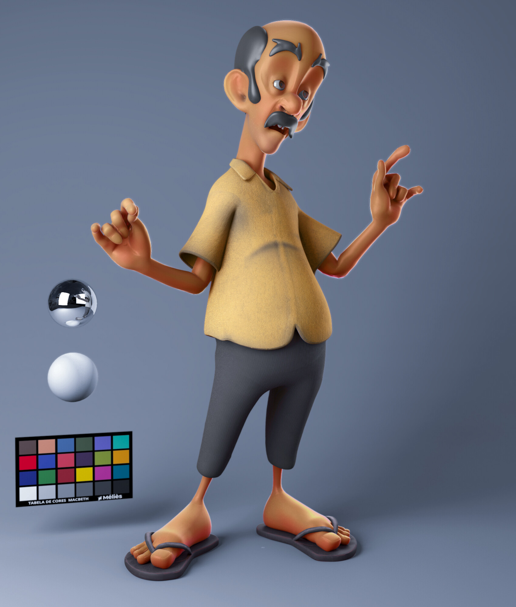 ArtStation - Moustache Guy