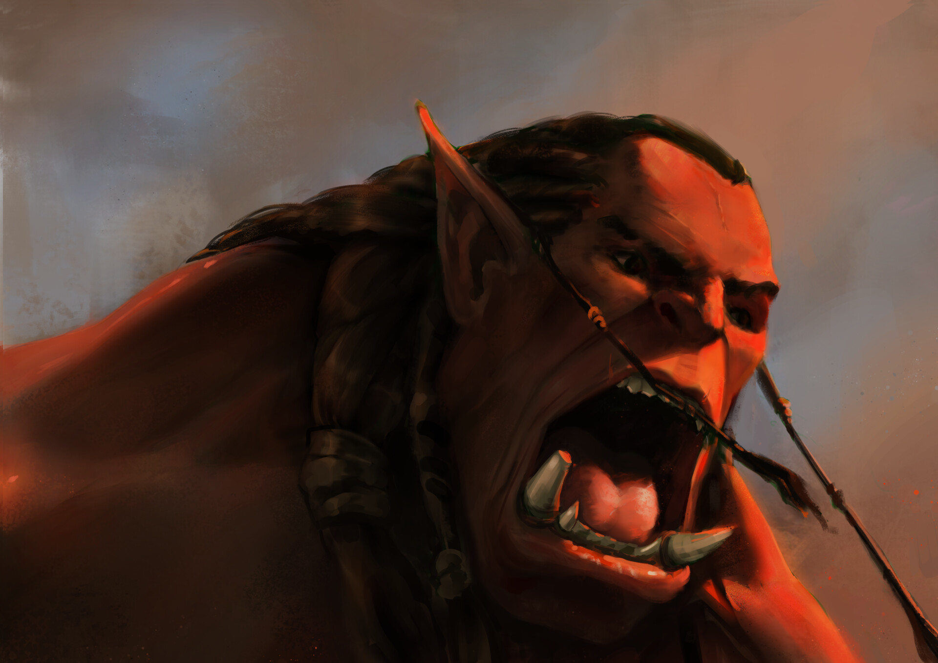 ArtStation - Orc sketch