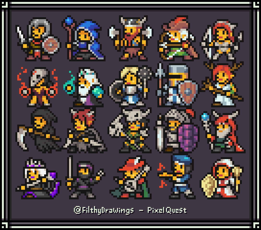 Custom Game Character Portrait Rpg Character Design Game Character