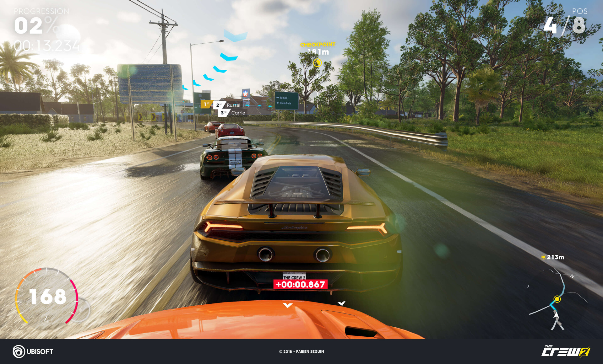 Fabien Seguin - The Crew 2 - HUD