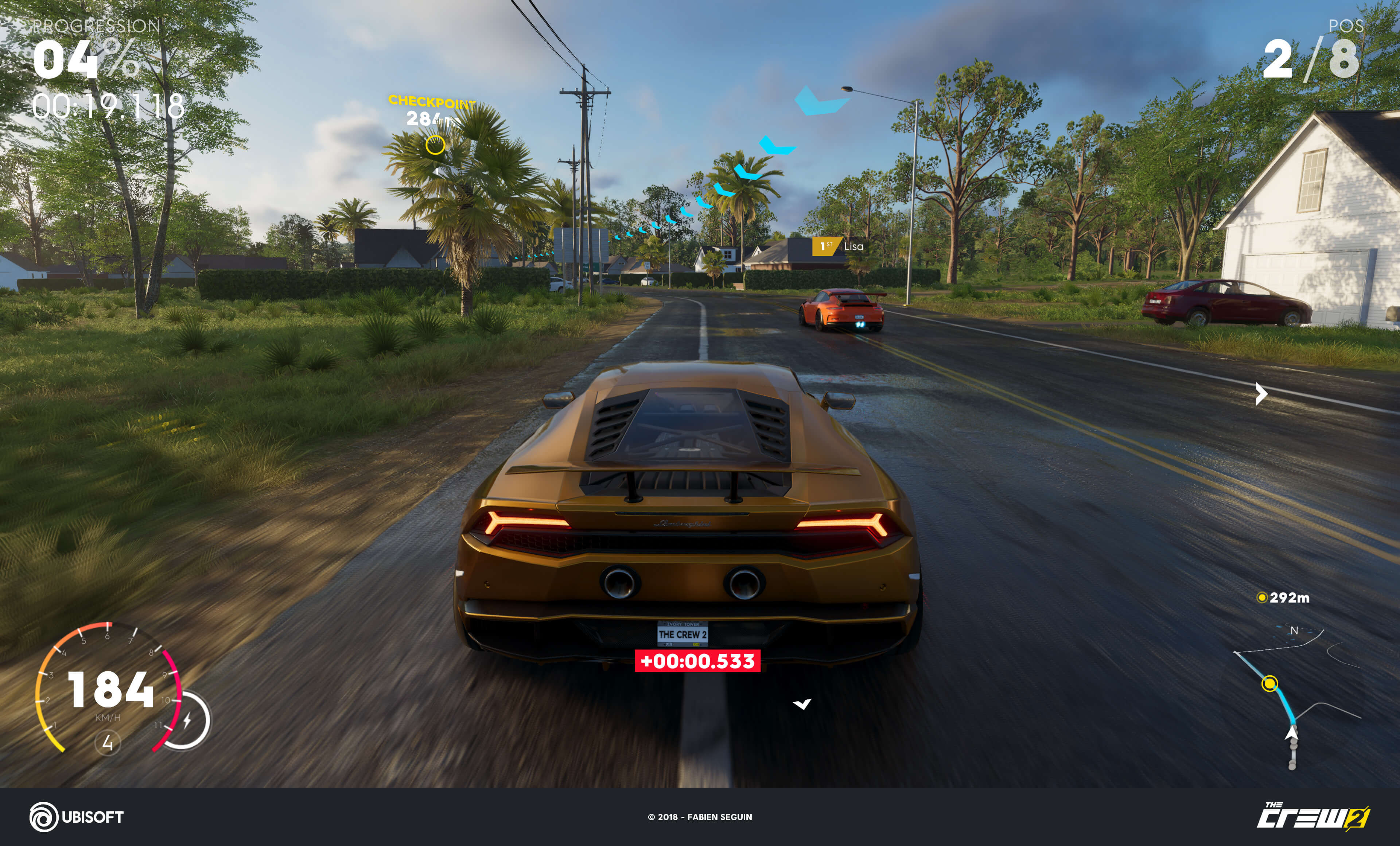 Fabien Seguin - The Crew 2 - HUD