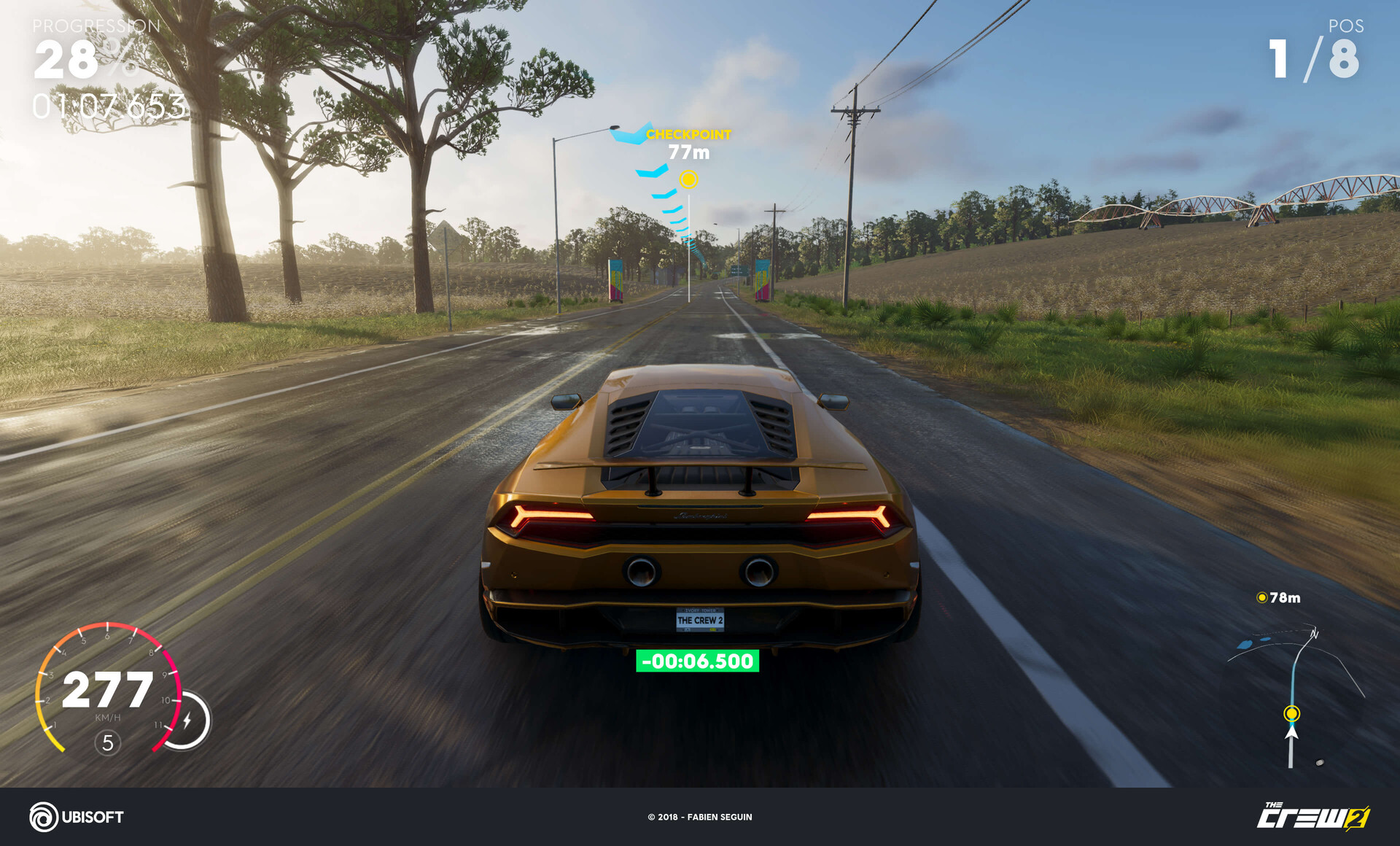 Fabien Seguin - The Crew 2 - HUD
