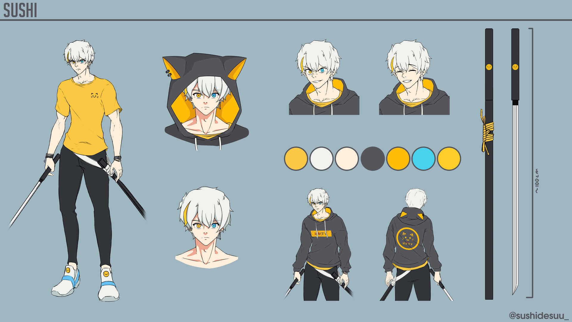 ArtStation - Sushi Character Sheet