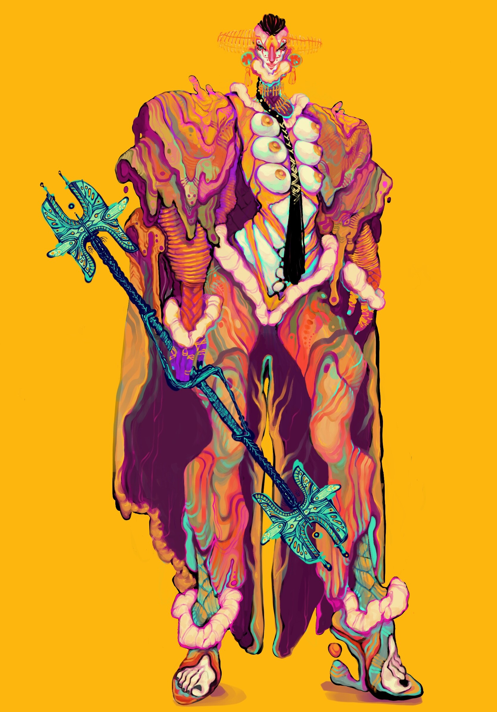 ArtStation - Power ranger moth polenta