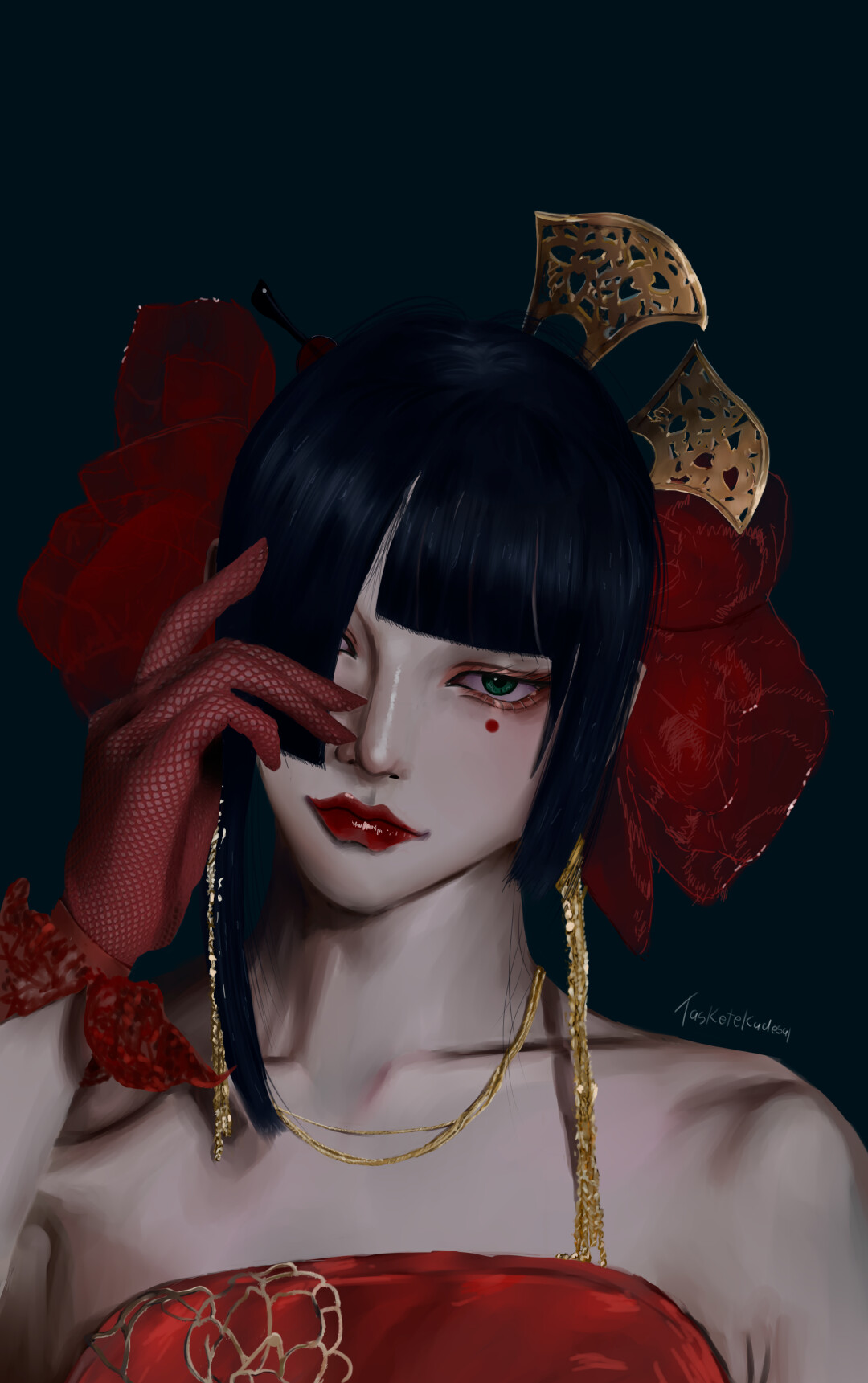 ArtStation - Red Girl