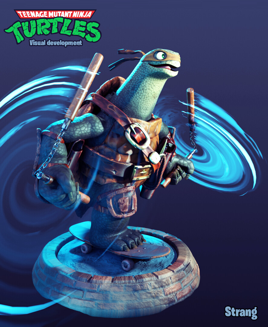 ArtStation - TMNT vis dev : Michaelangelo