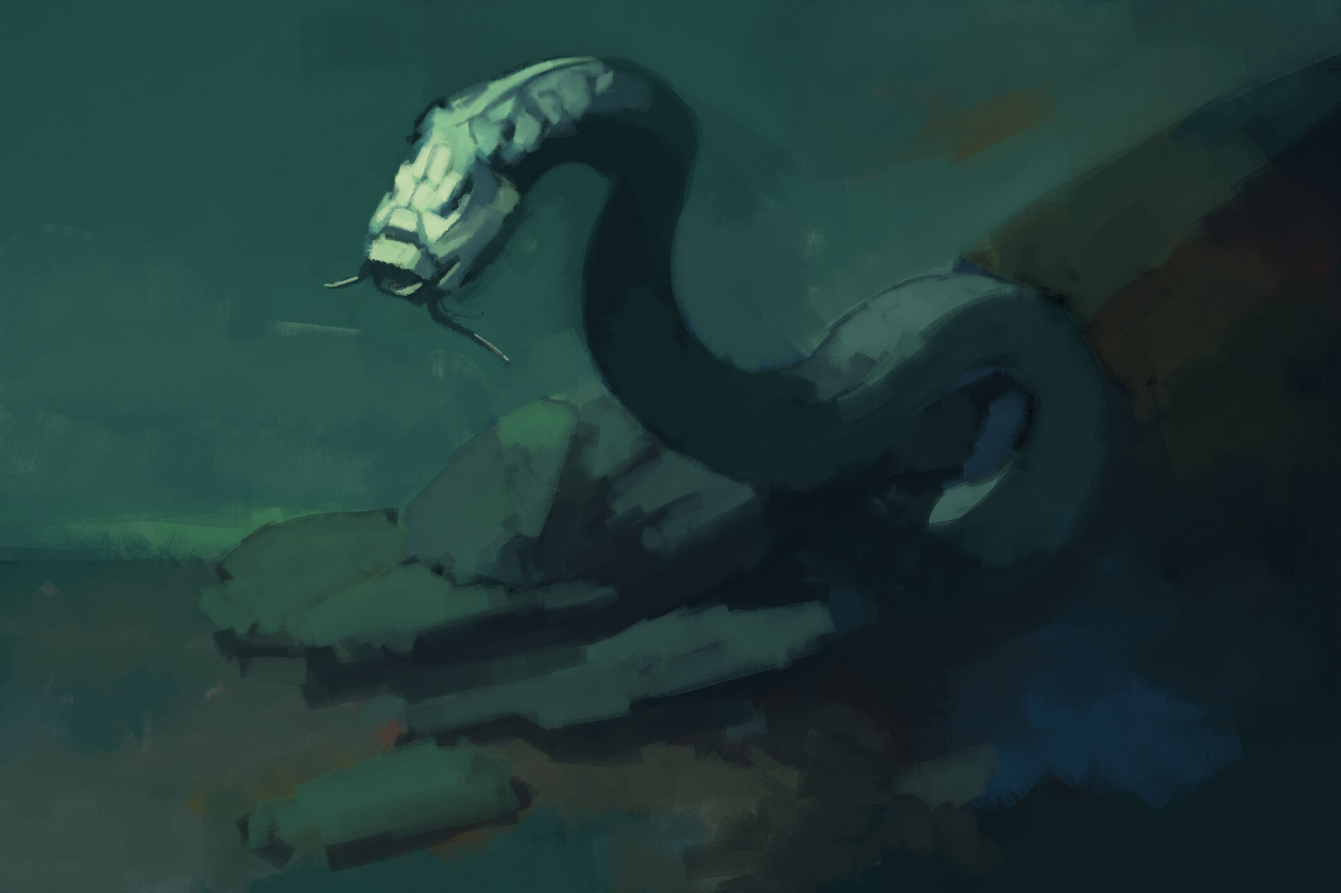 ArtStation - HEARTFELDT053: Siluriform Wyrm