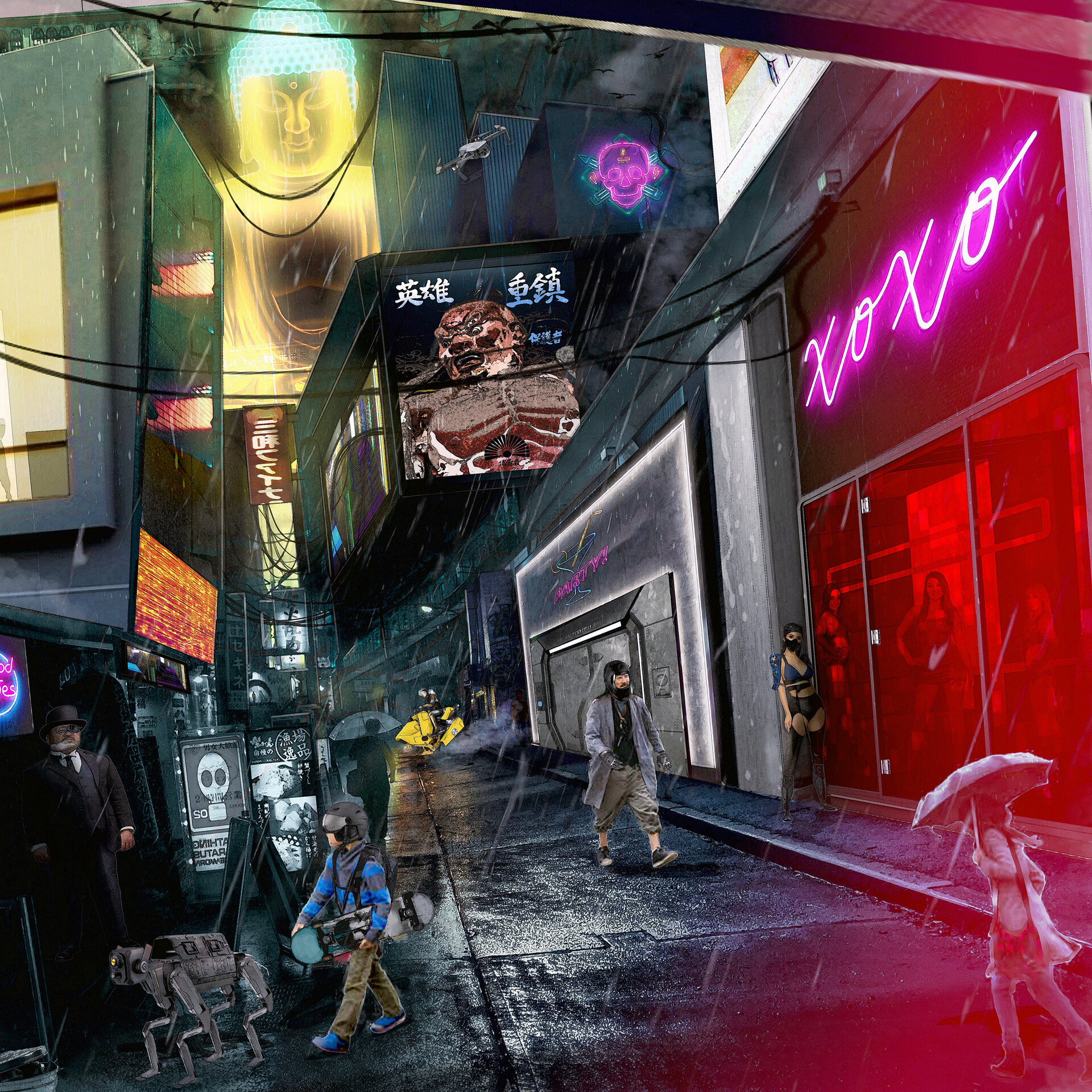 ArtStation - Cyber Punk City