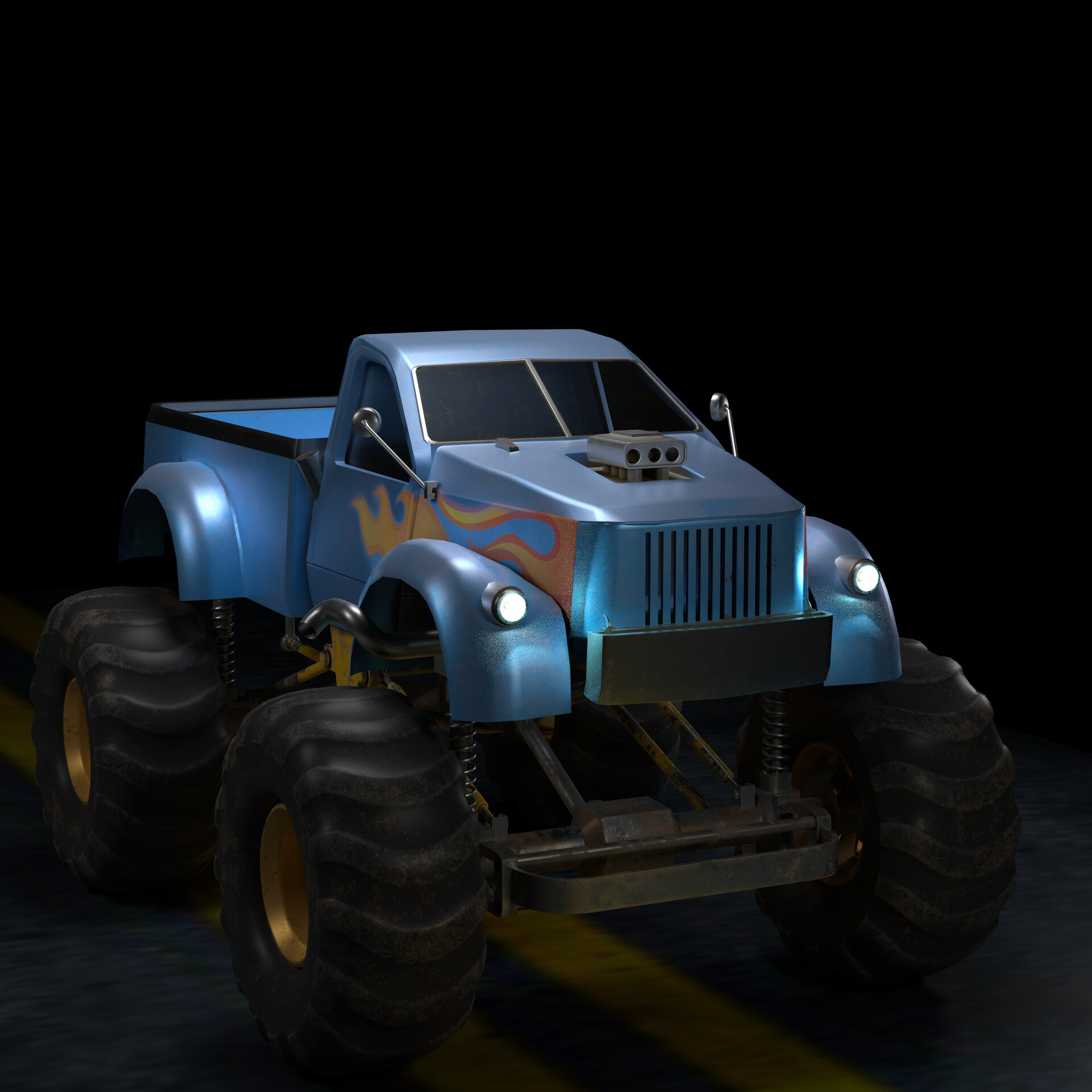 ArtStation - monster car