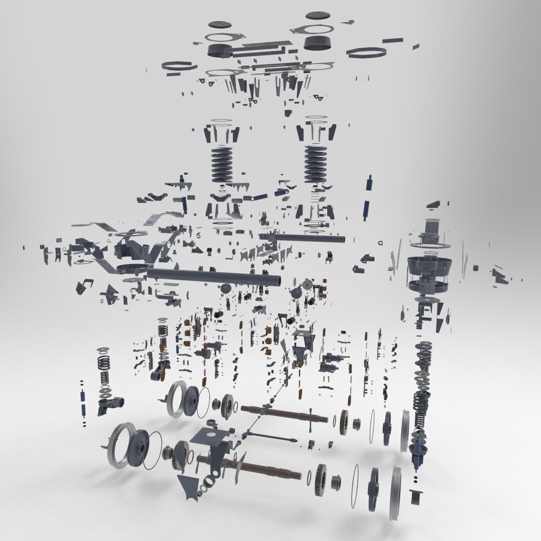 Marco de Goeij - Virtual CTO - CAD model of Y32 bogie