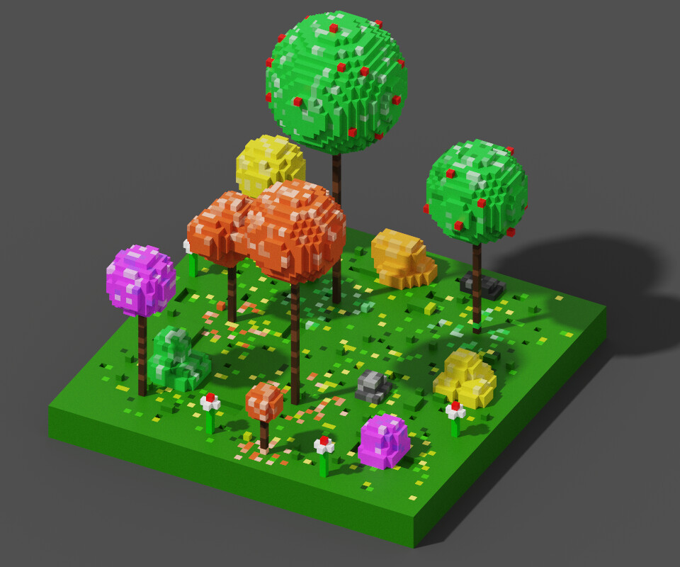 ArtStation - voxel terrain