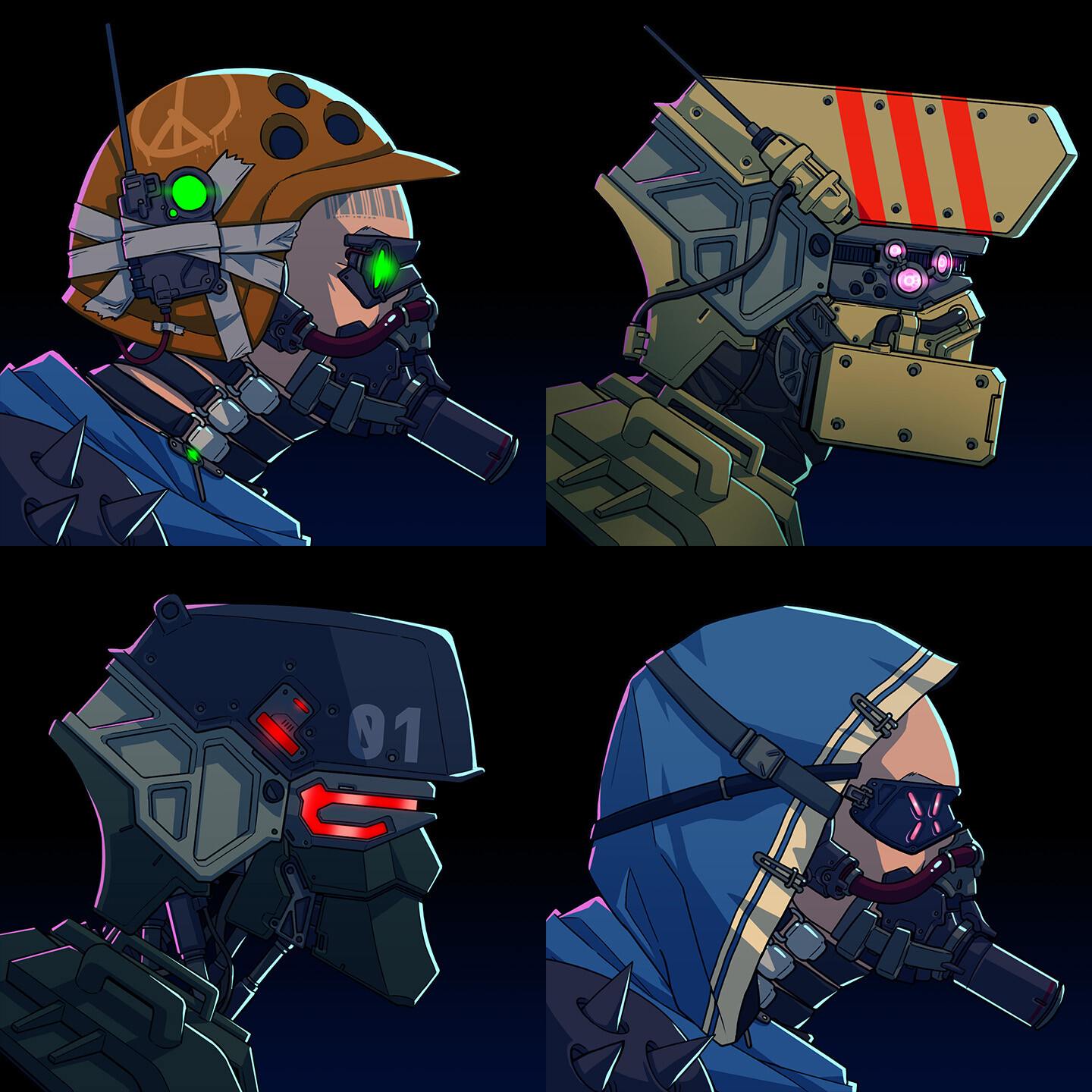 ArtStation - Cyber head design