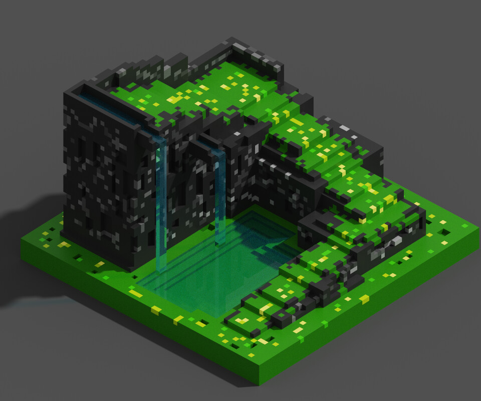 ArtStation - voxel terrain