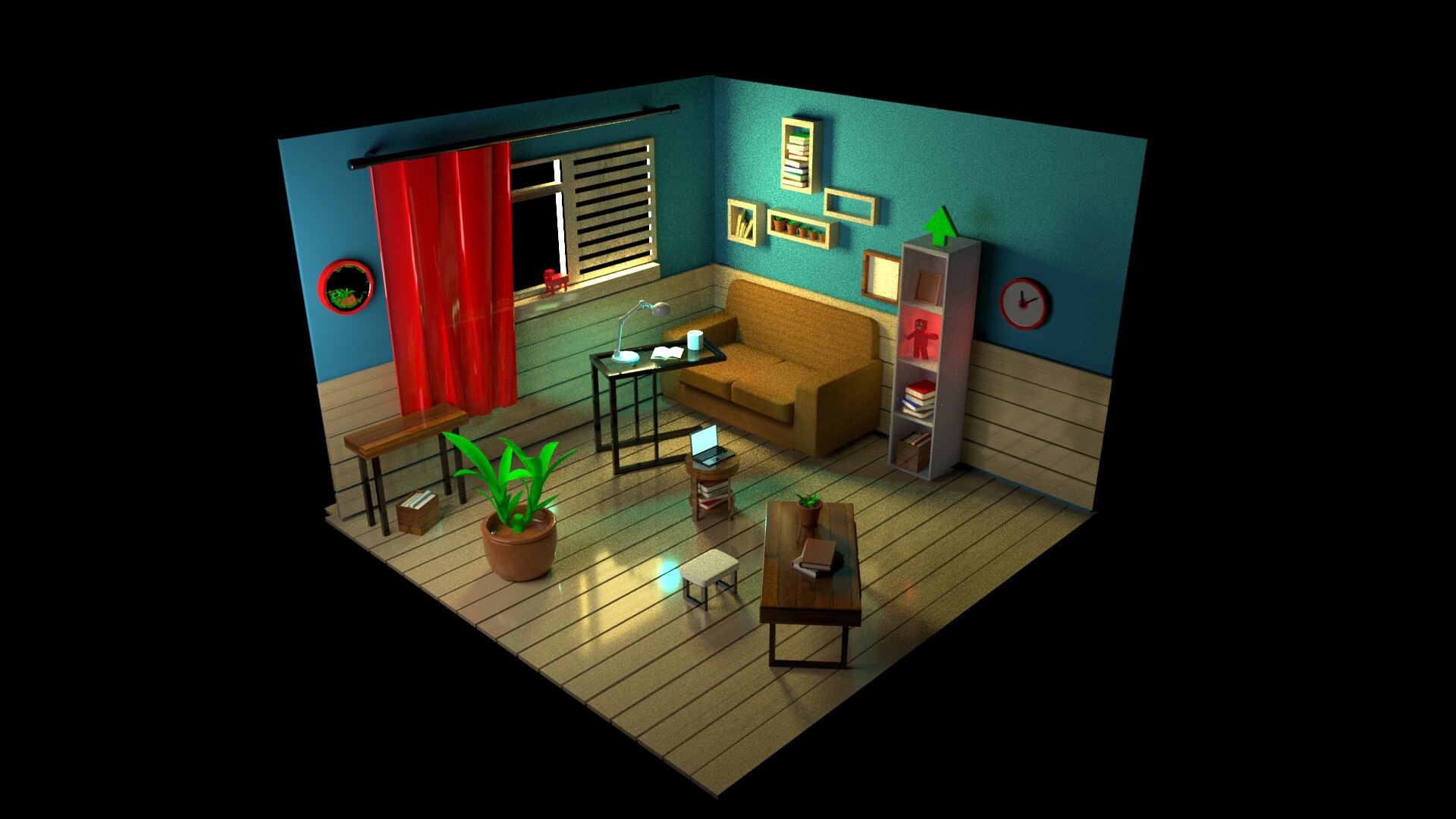 ArtStation - 3D Modern Room
