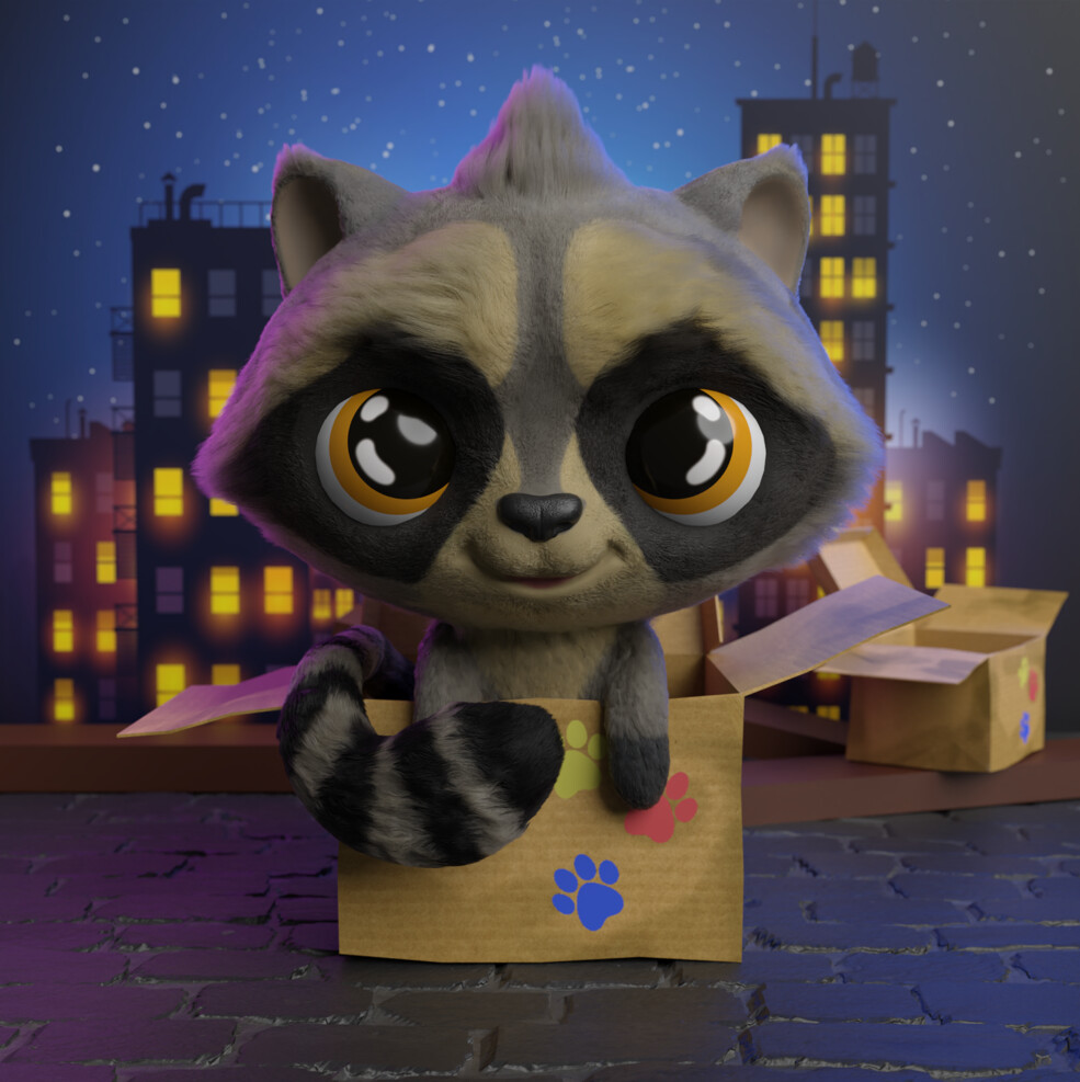 ArtStation - Raccoon
