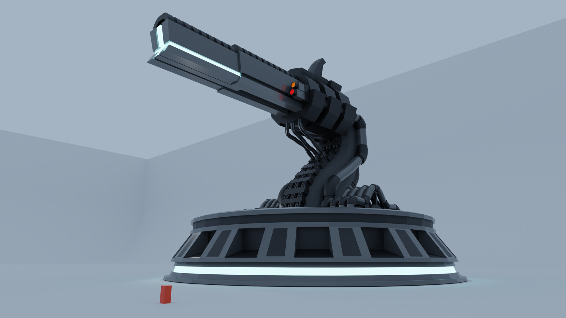 ArtStation - Futuristic Artillery Gun