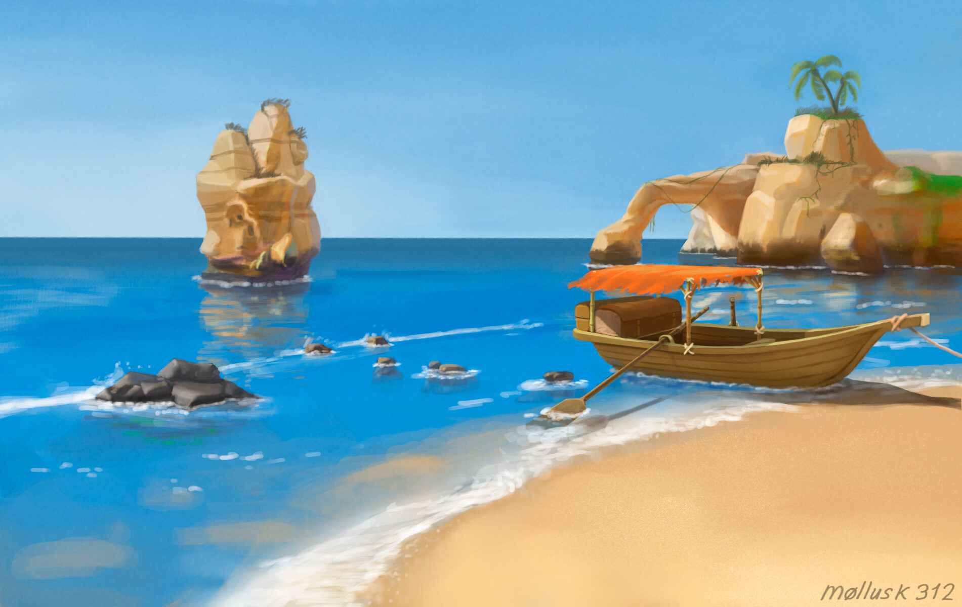 ArtStation - Lost island