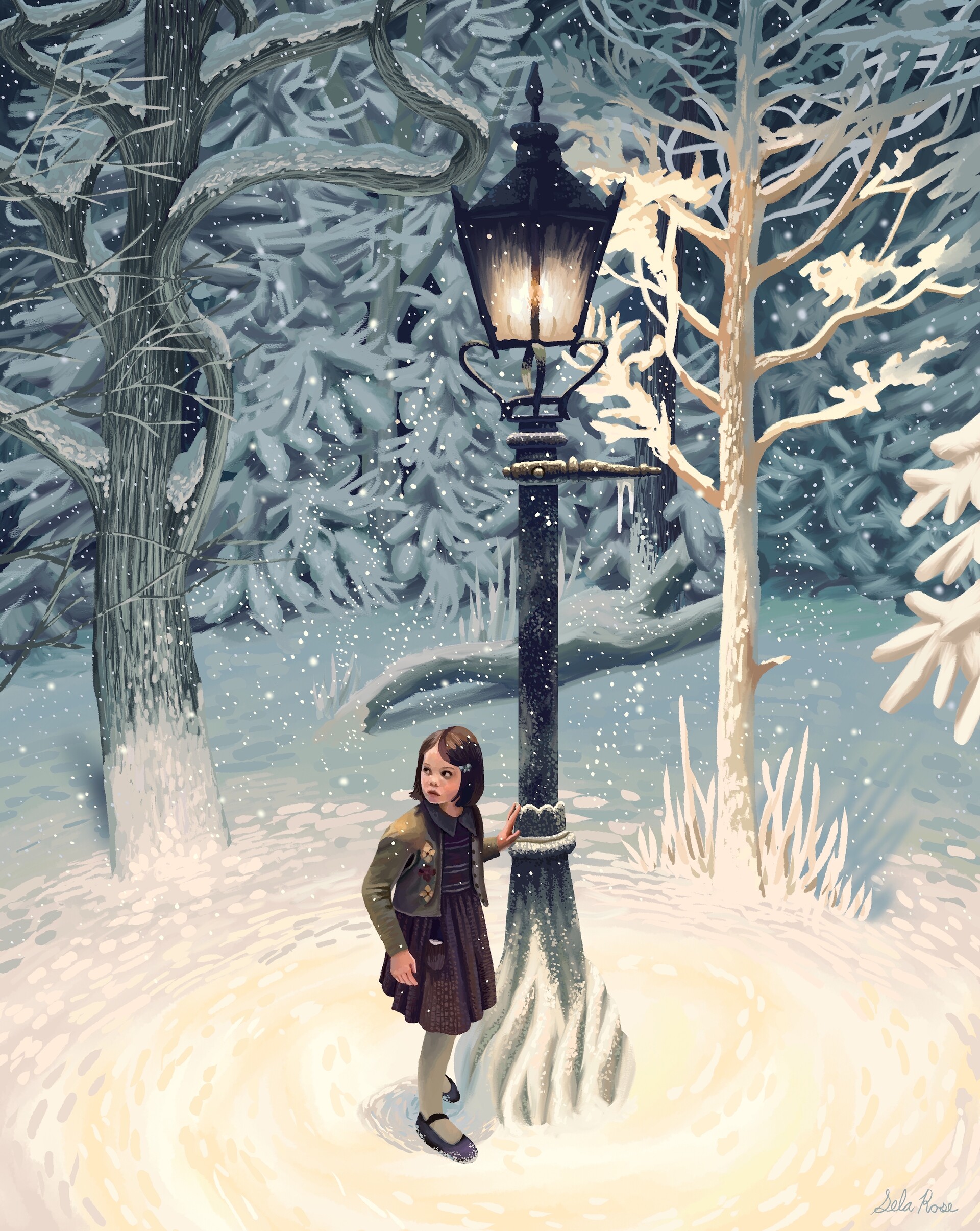 ArtStation - Lucy and the Lamppost