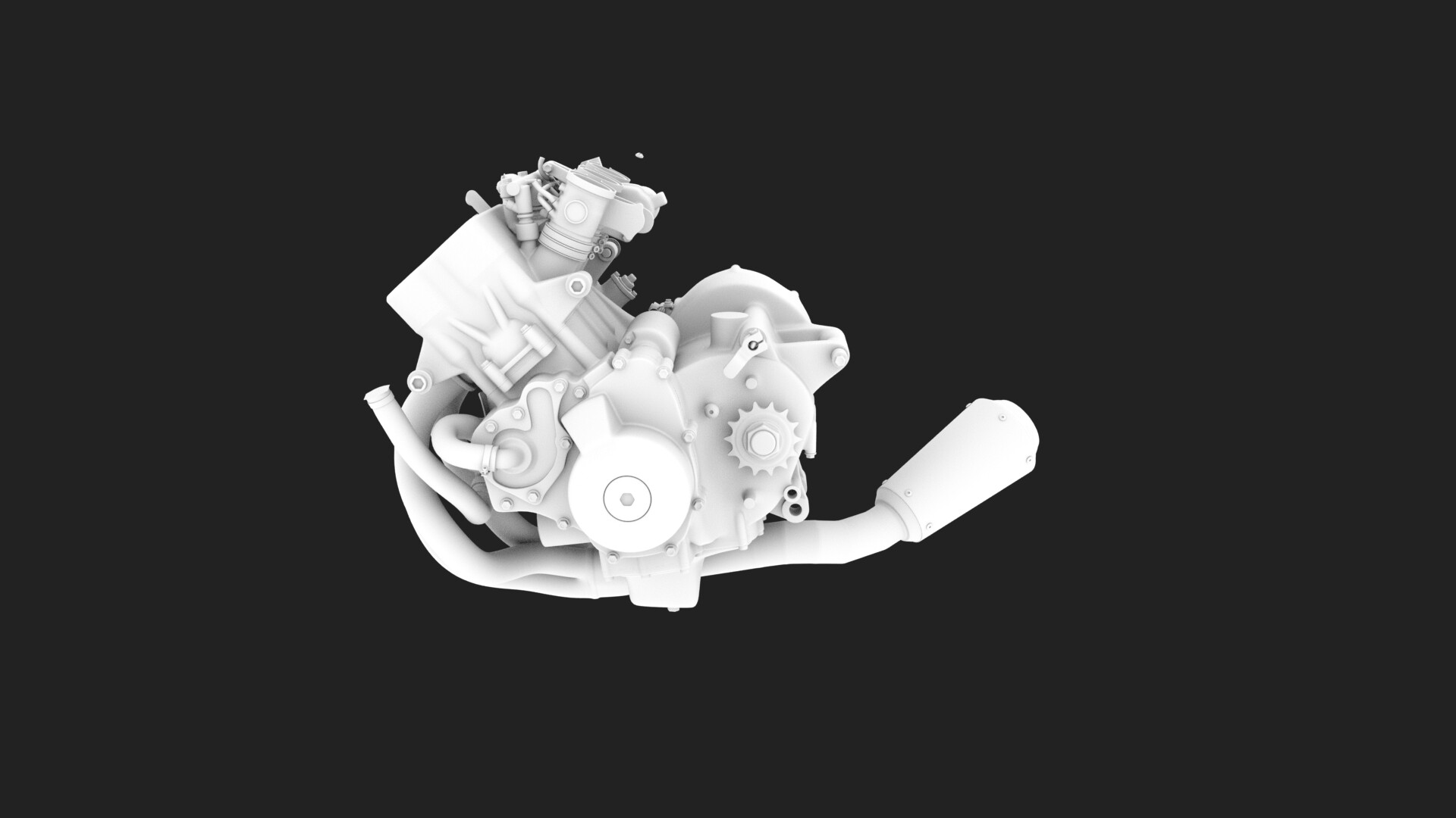 ArtStation - Engine for bike