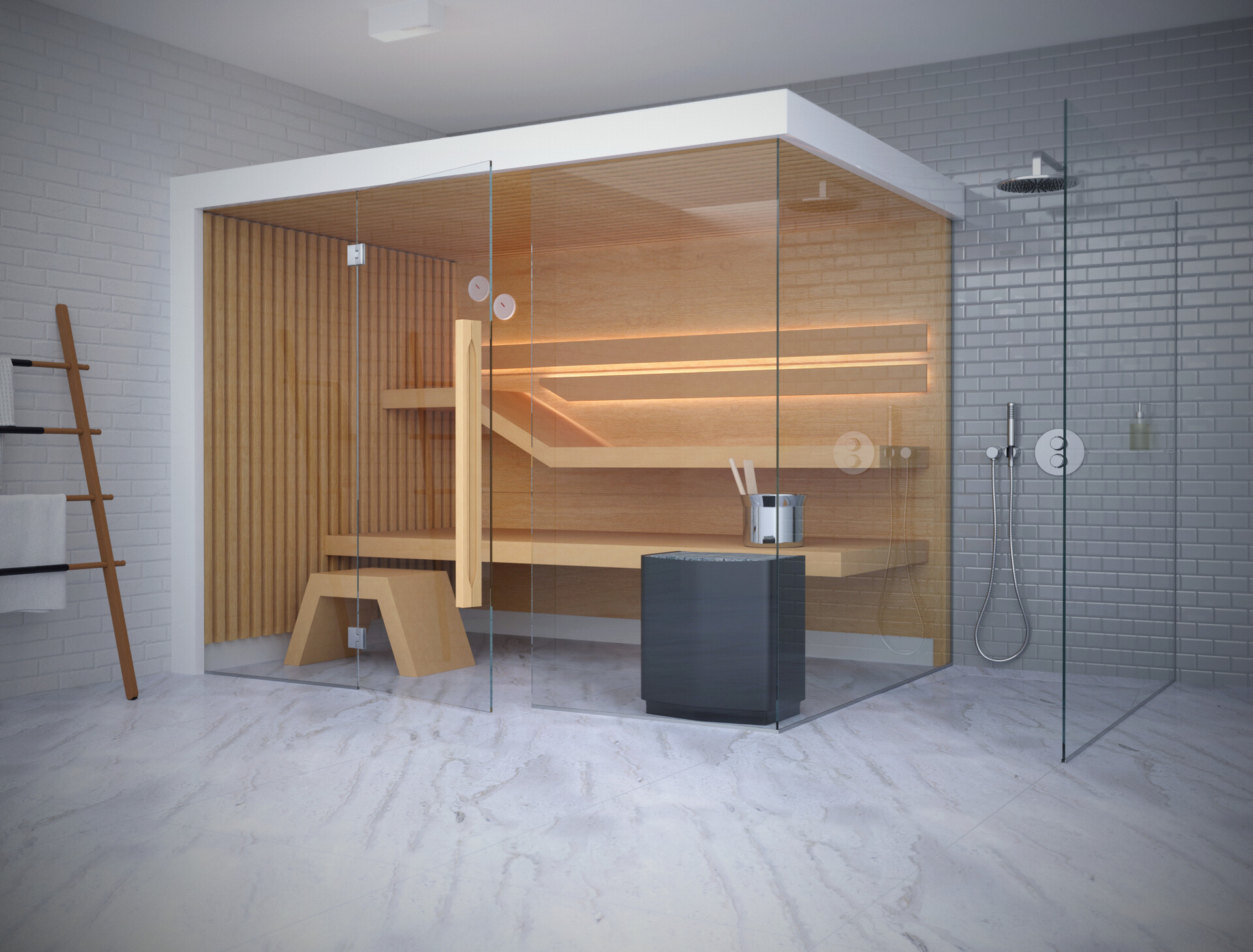 ArtStation - Sauna 3D concept