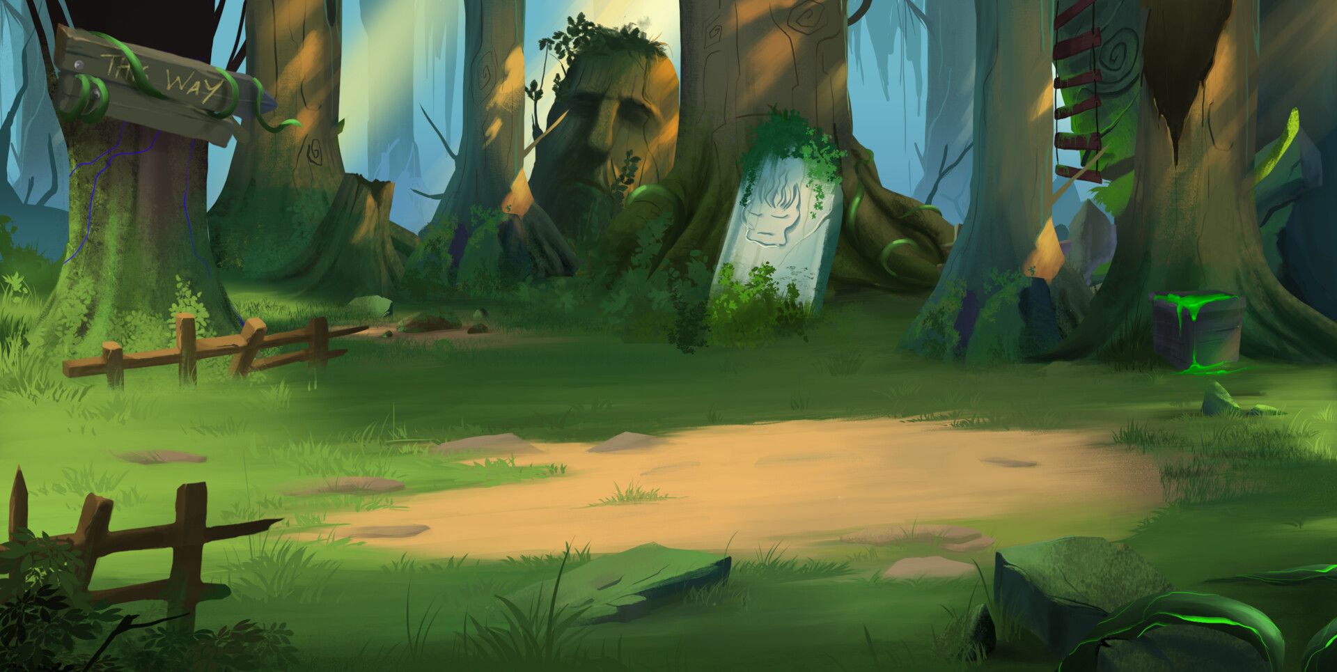 ArtStation - grassy theme