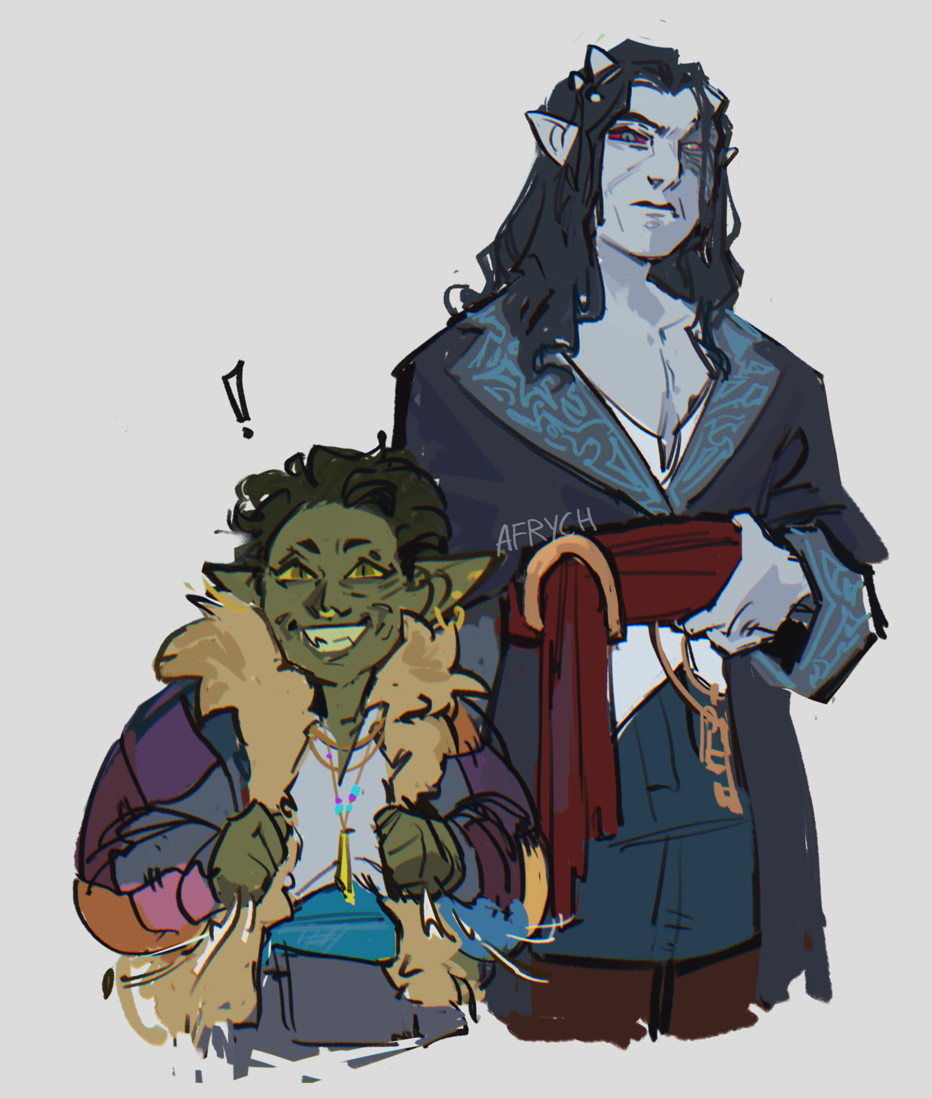 ArtStation - DnD NPCs sketch