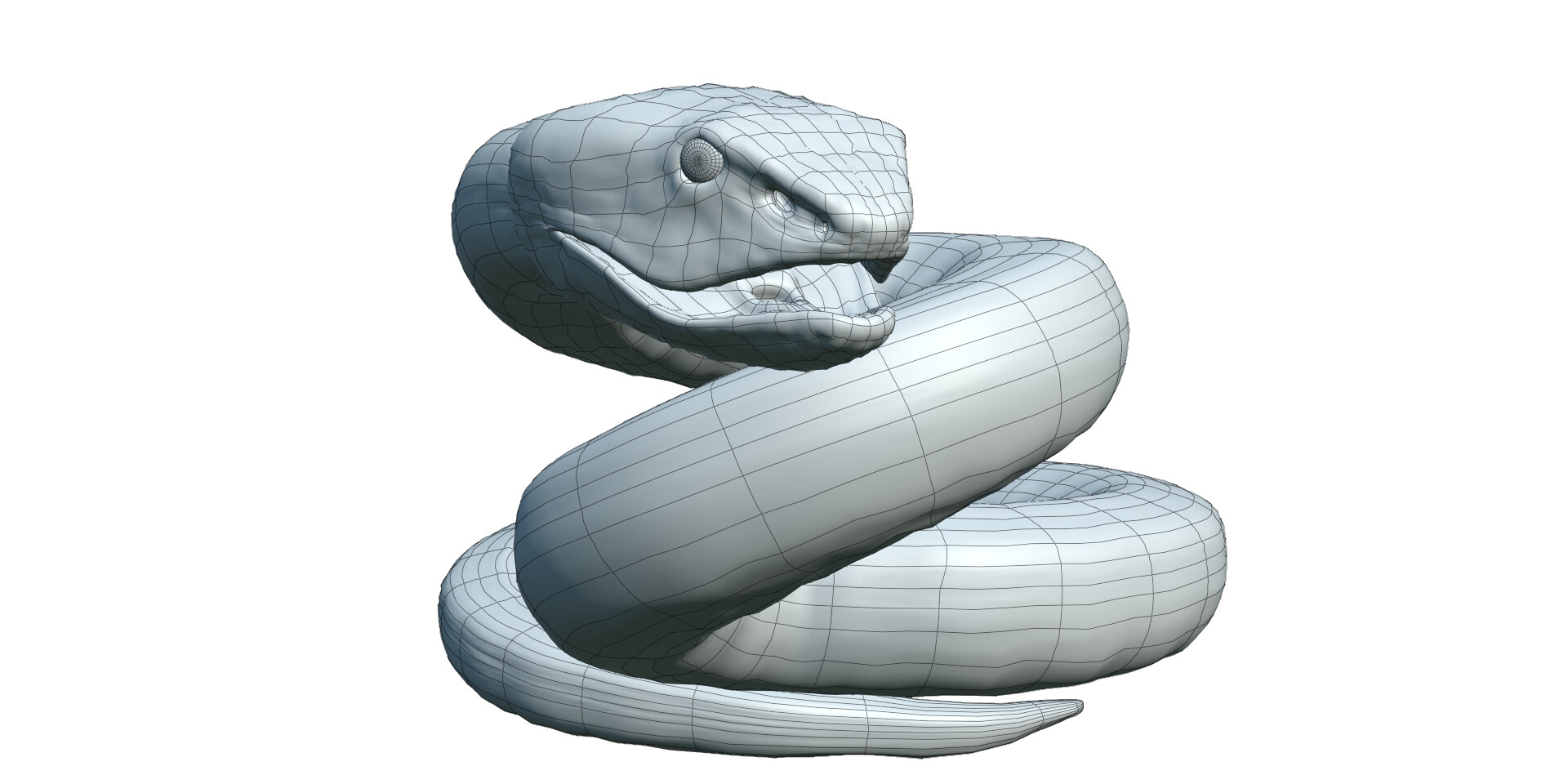 ArtStation - snake rendering