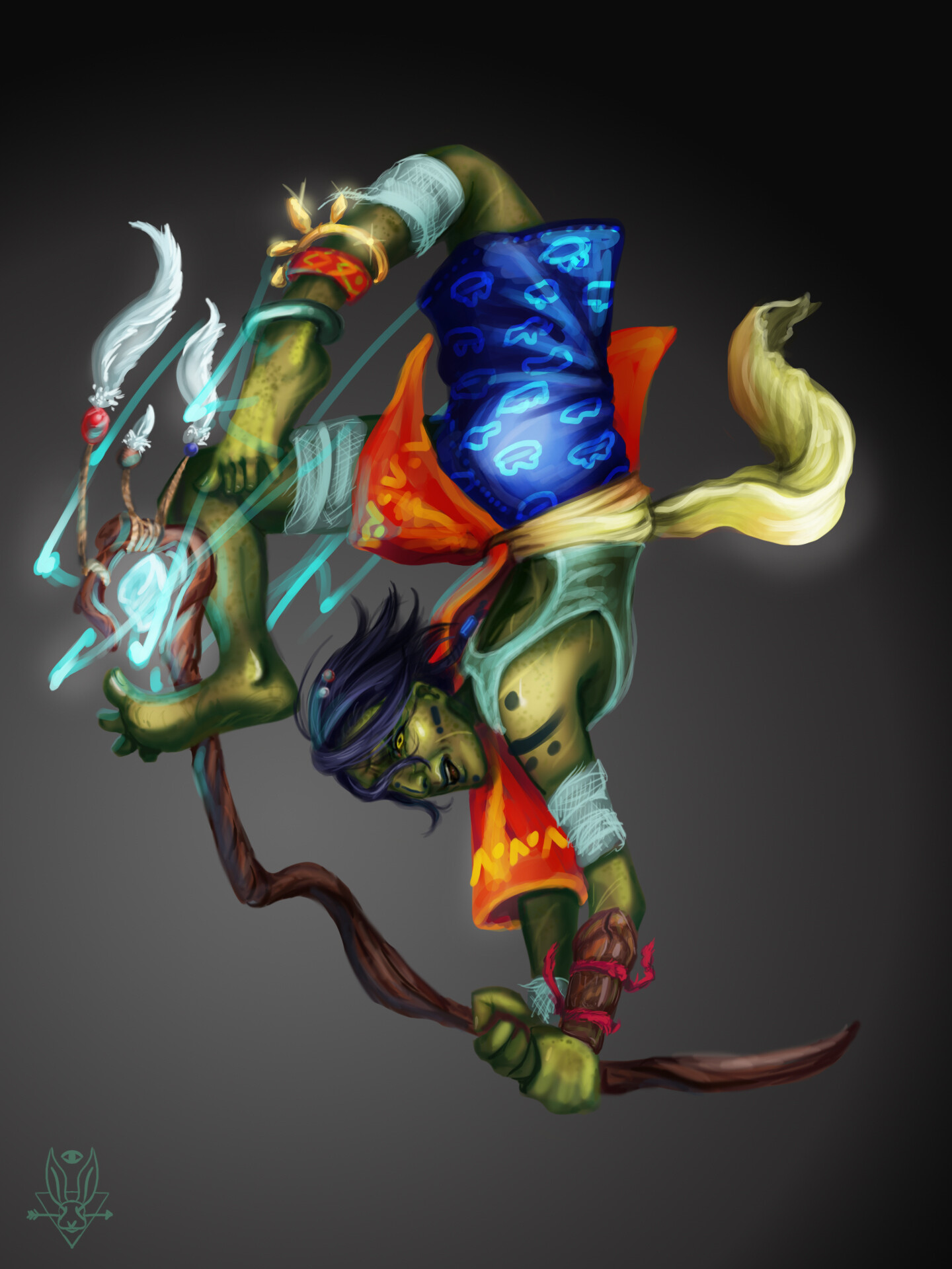 ArtStation - Frog warloc